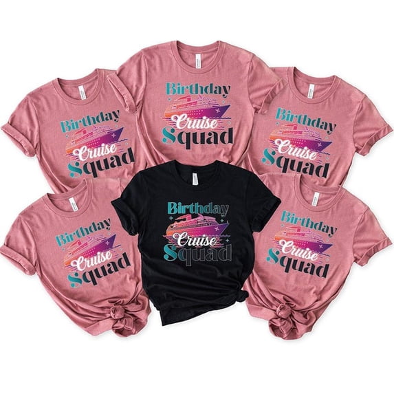 Lunari Birthday Cruise Crew Shirt, Family Cruising Birthday, Matching ...