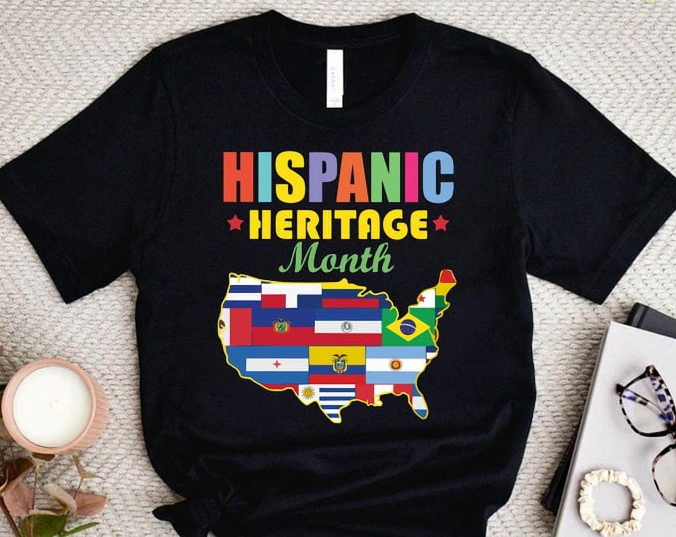 Lunari Hispanic Heritage Month Hispanic Countries Flags Celebration ...