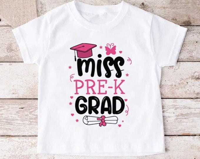 Lunari Miss Pre-K Grad Shirt,Pre-K Graduation 2025 Shirt,Last Day of ...