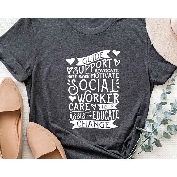 Lunari Motivational Shirt, Social Worker Appreciation, Social Worker ...