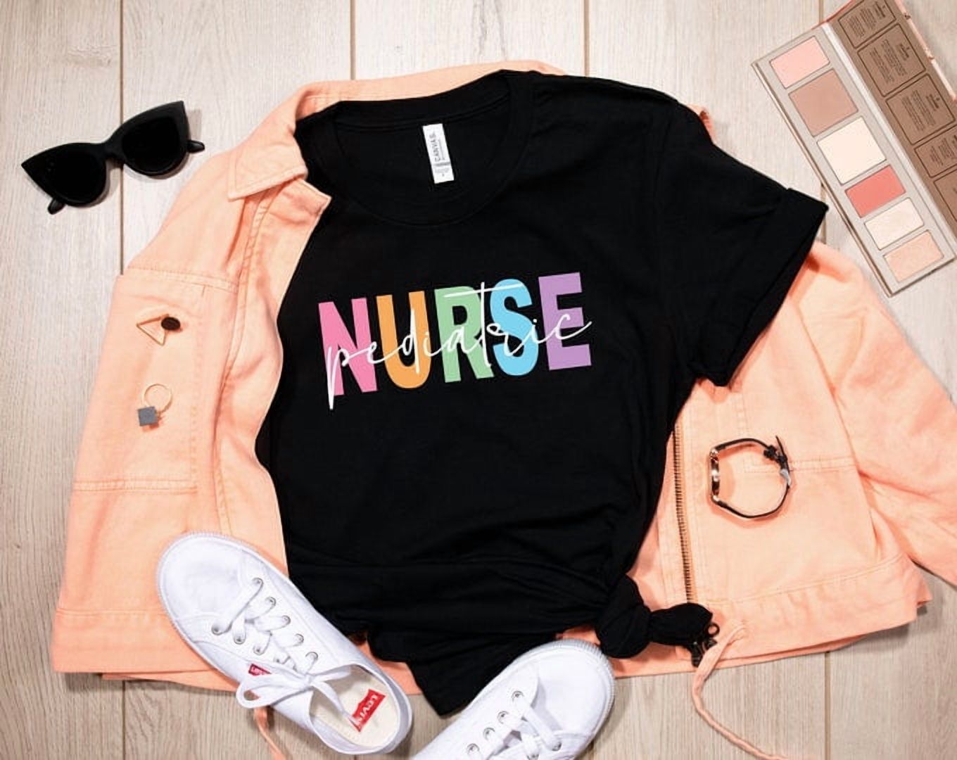 Lunari Pediatric Nurse Shirt and T-Shirt, PEDS Nurse Shirt, PEDS ...