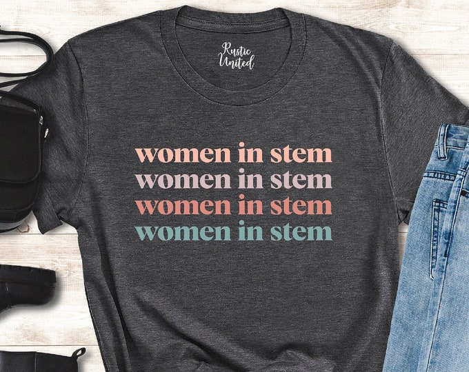 Lunari Women in Stem Shirt, Female Engineer Tech Shirt, Women in ...