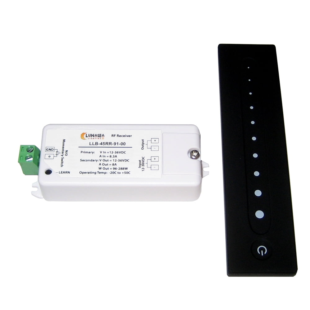 Lunasea Remote Dimming Kit w/Receiver & Linear Remote [LLB-45RE-91-K1 ...