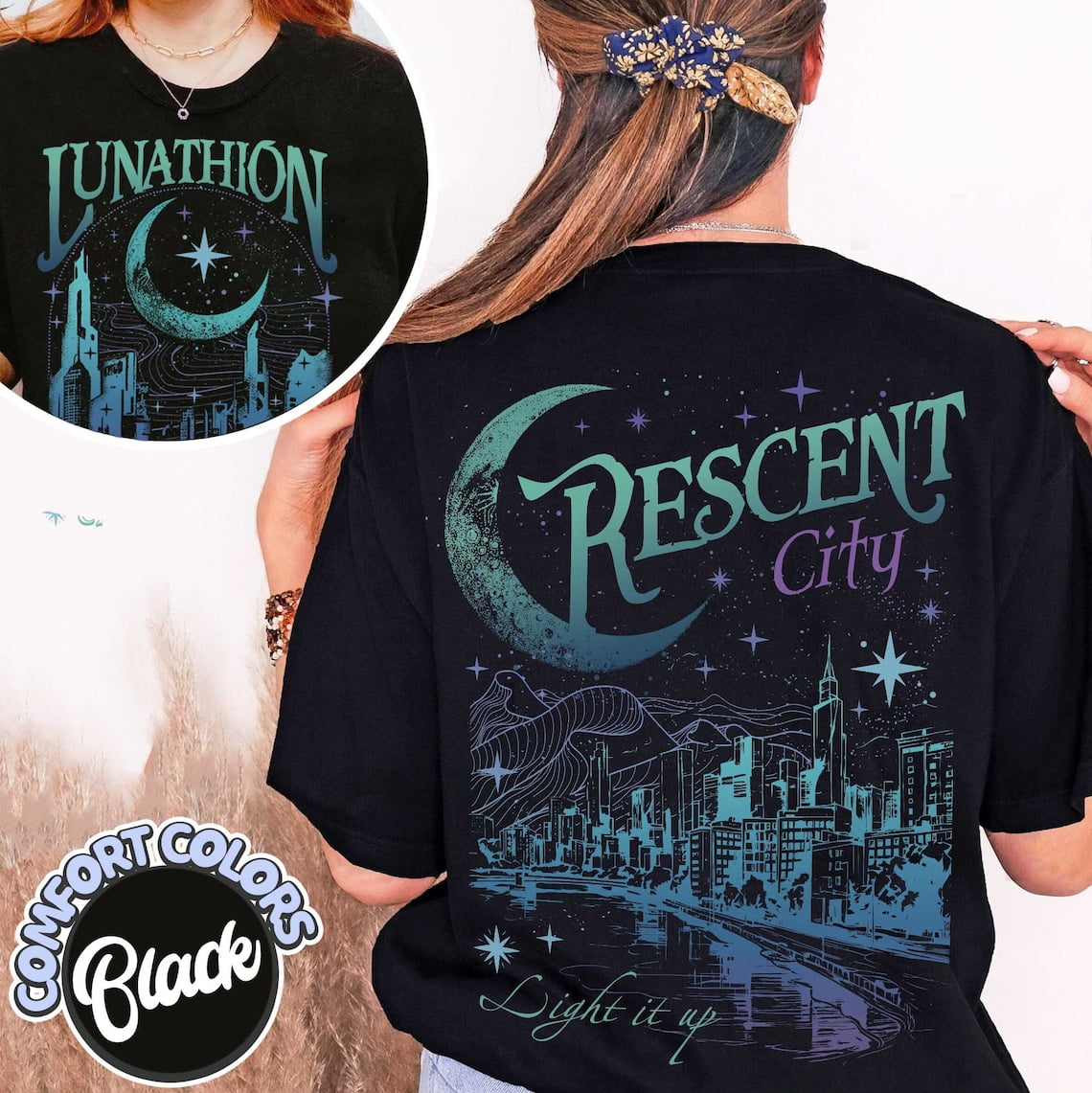 Lunathion Crescent City Comfort Colors Shirt, Bryce Tattoo, Bryce ...