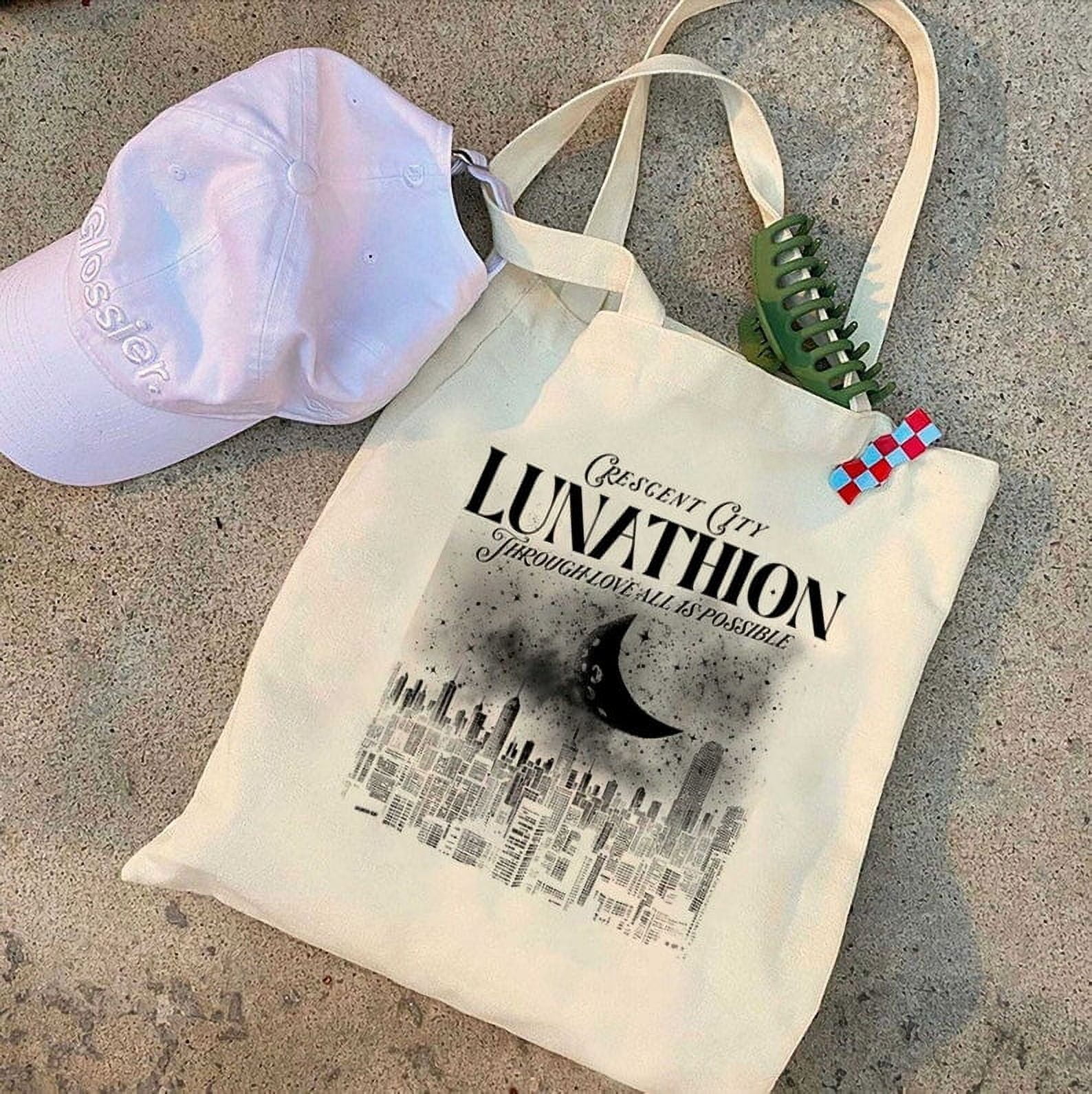 Lunathion Crescent City Tote Bag, Bookish Tote Bag - Sarah J Maas ...