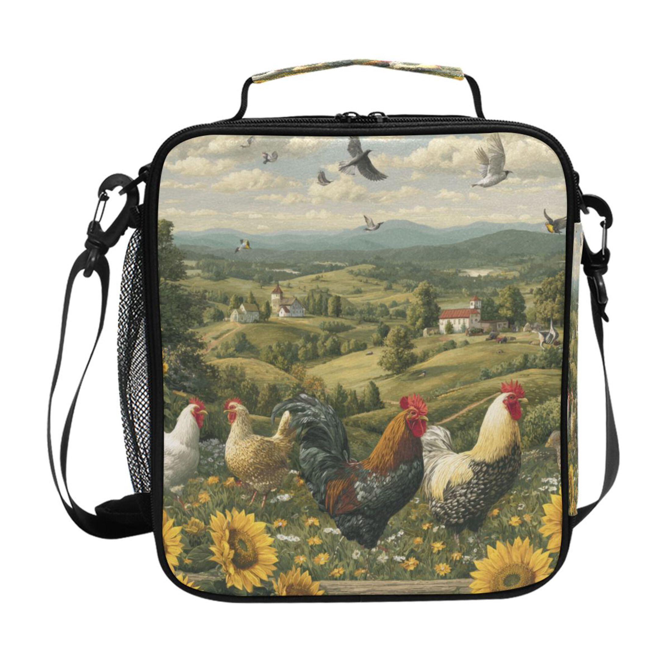 Lunch Bag 10.5*3.5*9.5 Inches Cooler Bag Lunch Bag Insulation Portable ...