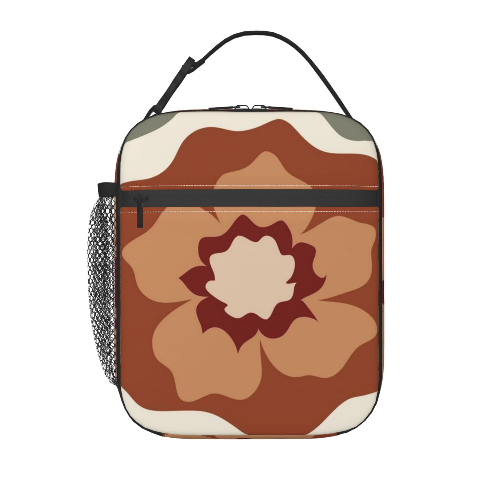 Lunch Bag 3D Torn Paper Collage Seamless Textile With A Creative ...