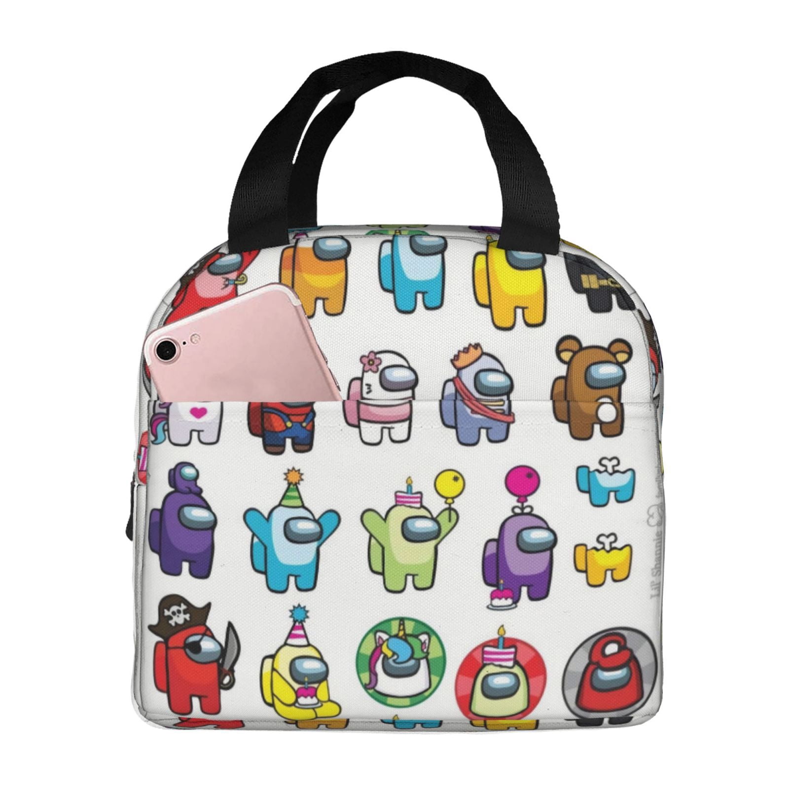 Lunch Bag,Among Us Birthday Lunch Box for Men,Reusable Insulated Lunch ...