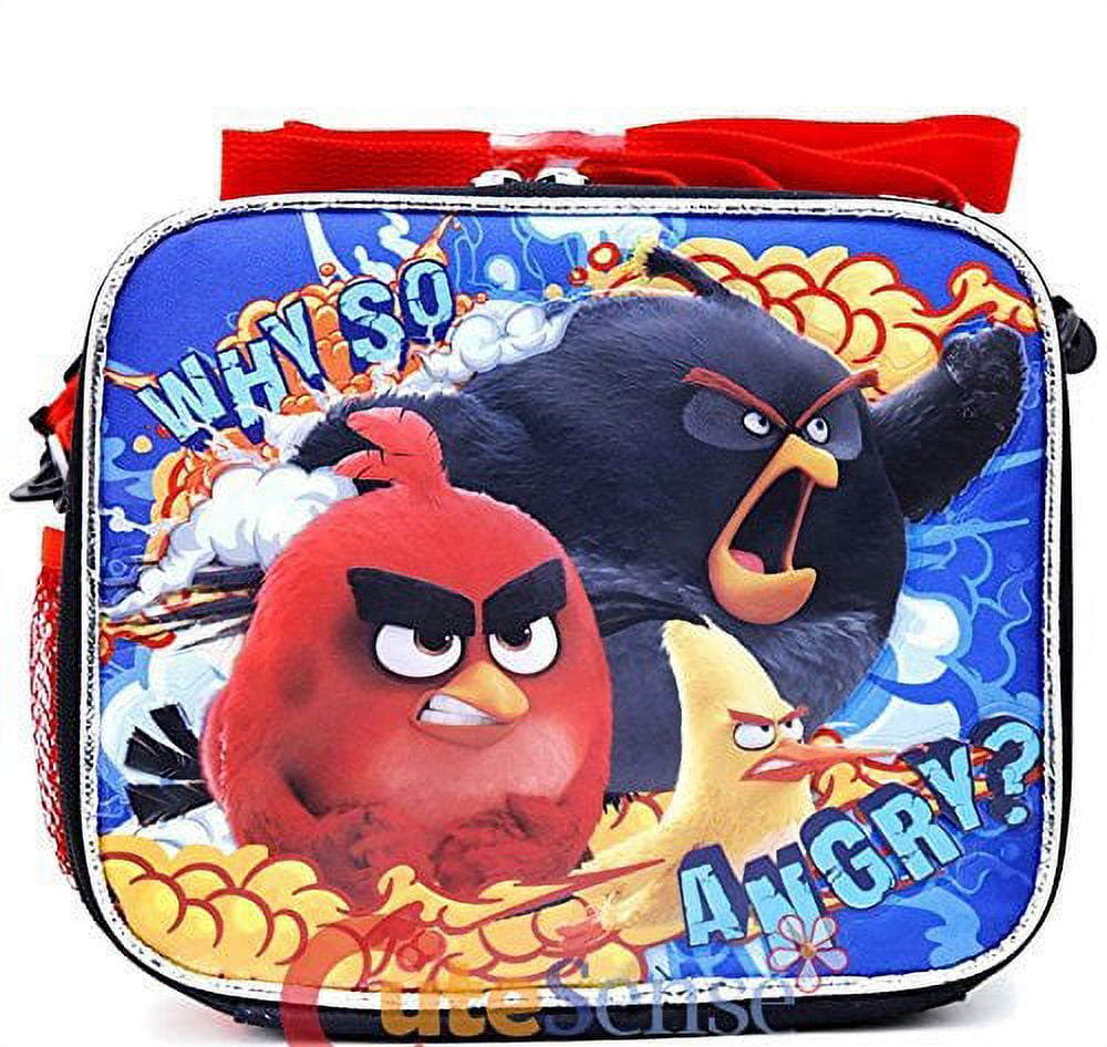 Lunch Bag - Angry Birds - Movie Why so Angry Black New 134727 - Walmart.com