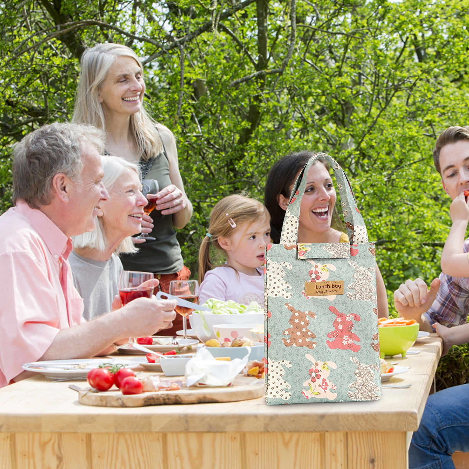 Lunch Bag Bento Packet Lunch Box Bag，Japanese Fashion，Student Brings ...