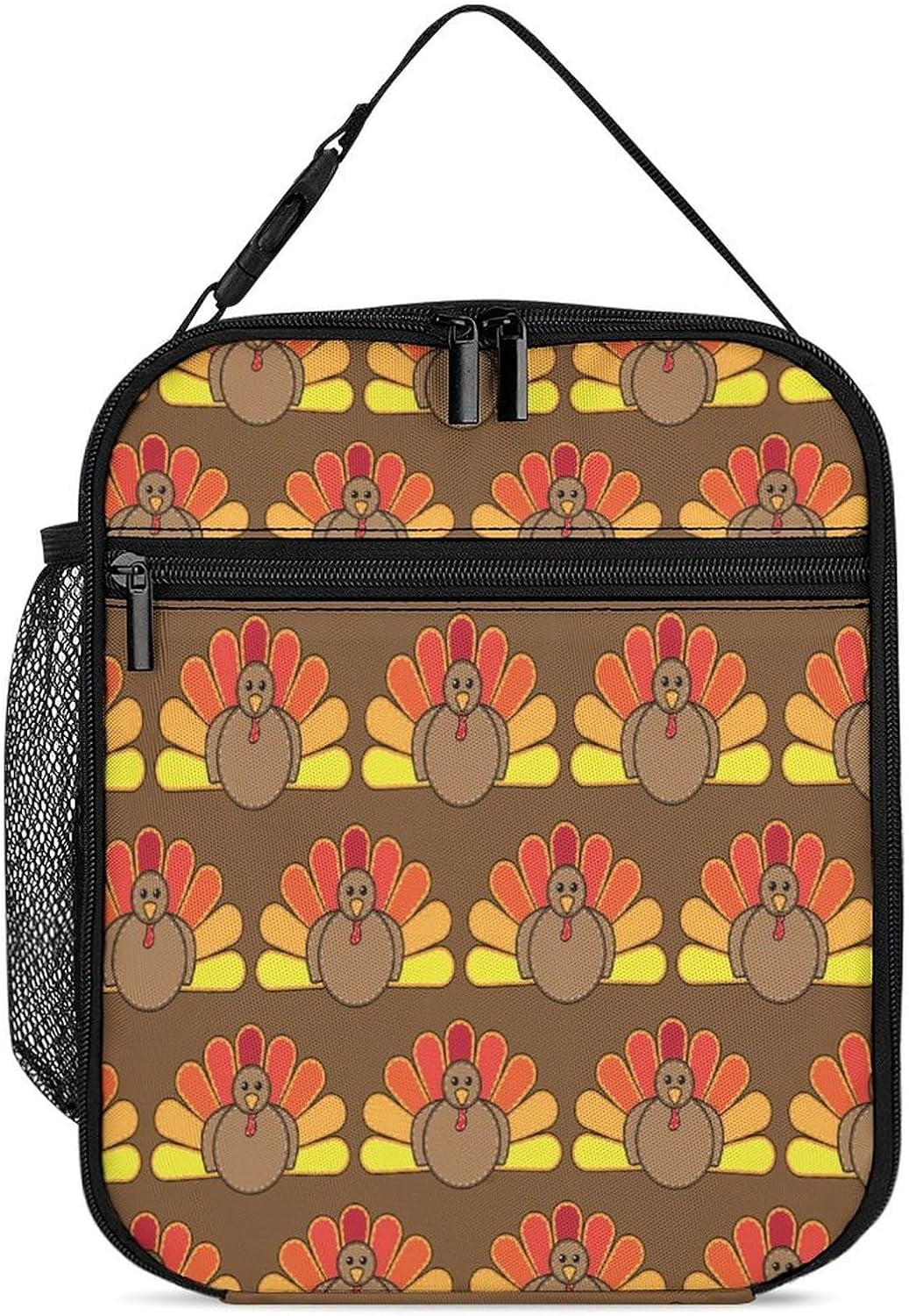 Lunch Bag for Cute Thanksgiving Turkey Gourmet Lunchbox Container for ...