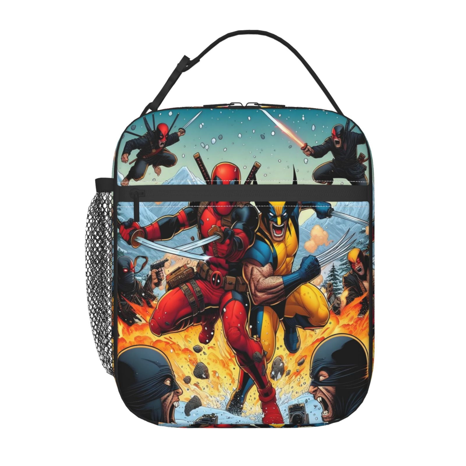 Lunch Bag Deadpool_Movie Characters_Wolverine , Reusable Portable Lunch ...