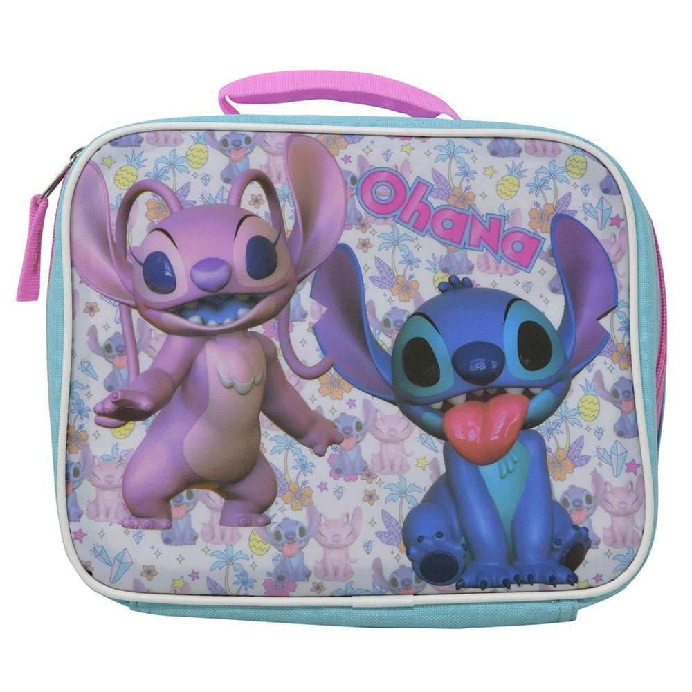 Lunch Bag - Disney - Stitch and Angle Silver - Walmart.com