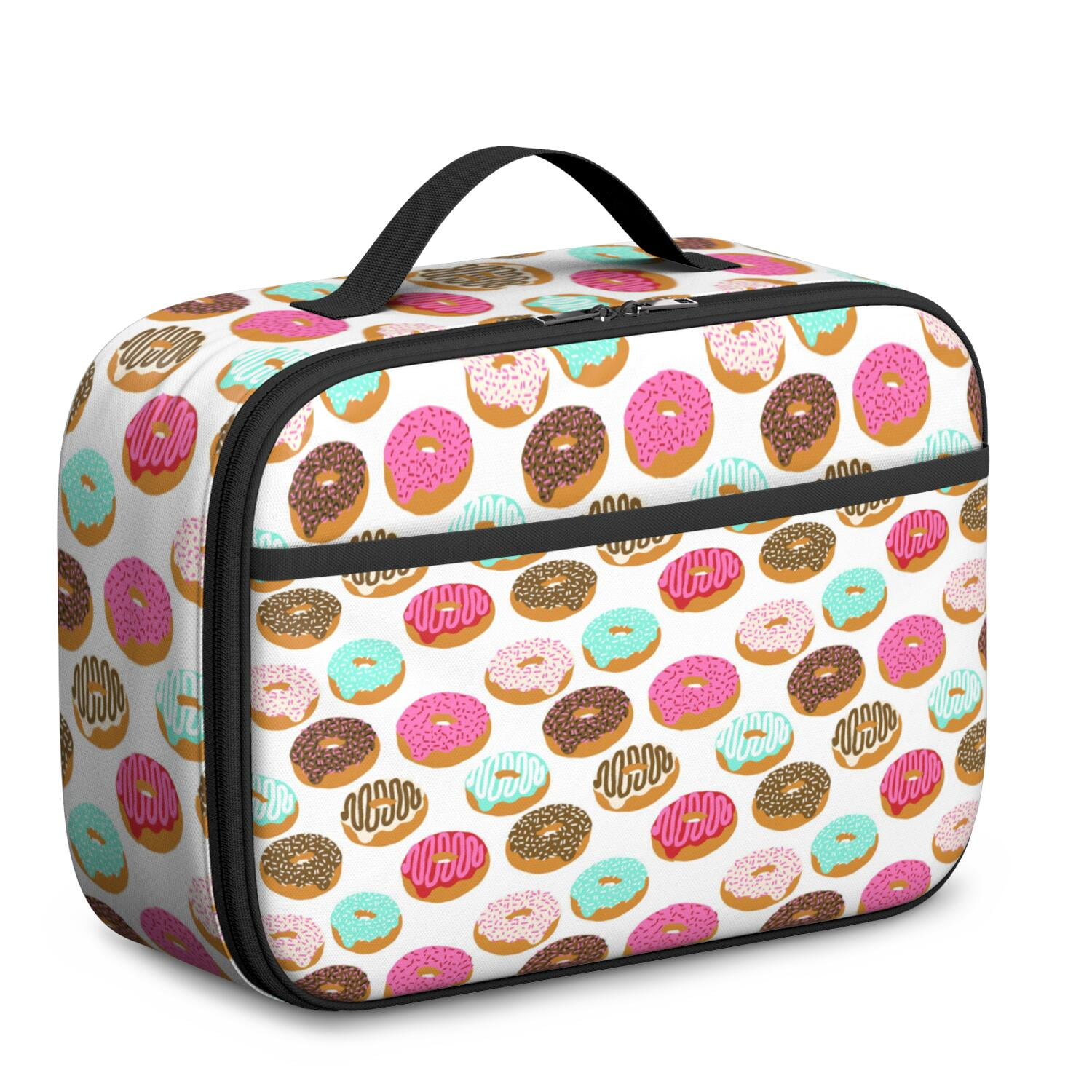 Lunch Bag Featuring Donut Dessert Sweet Donut Colorful Kawaii Pink ...