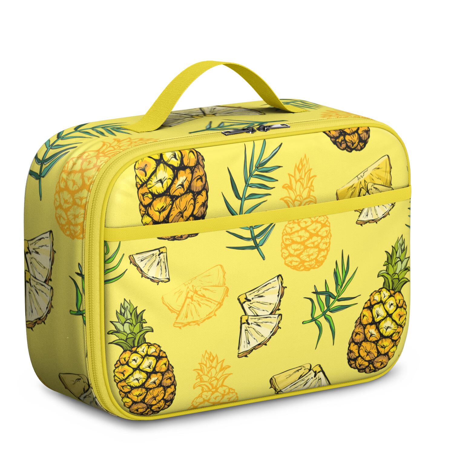 Lunch Bag Featuring Pineapple Hawaiian Hawaii Tropical Fruit Summer ...