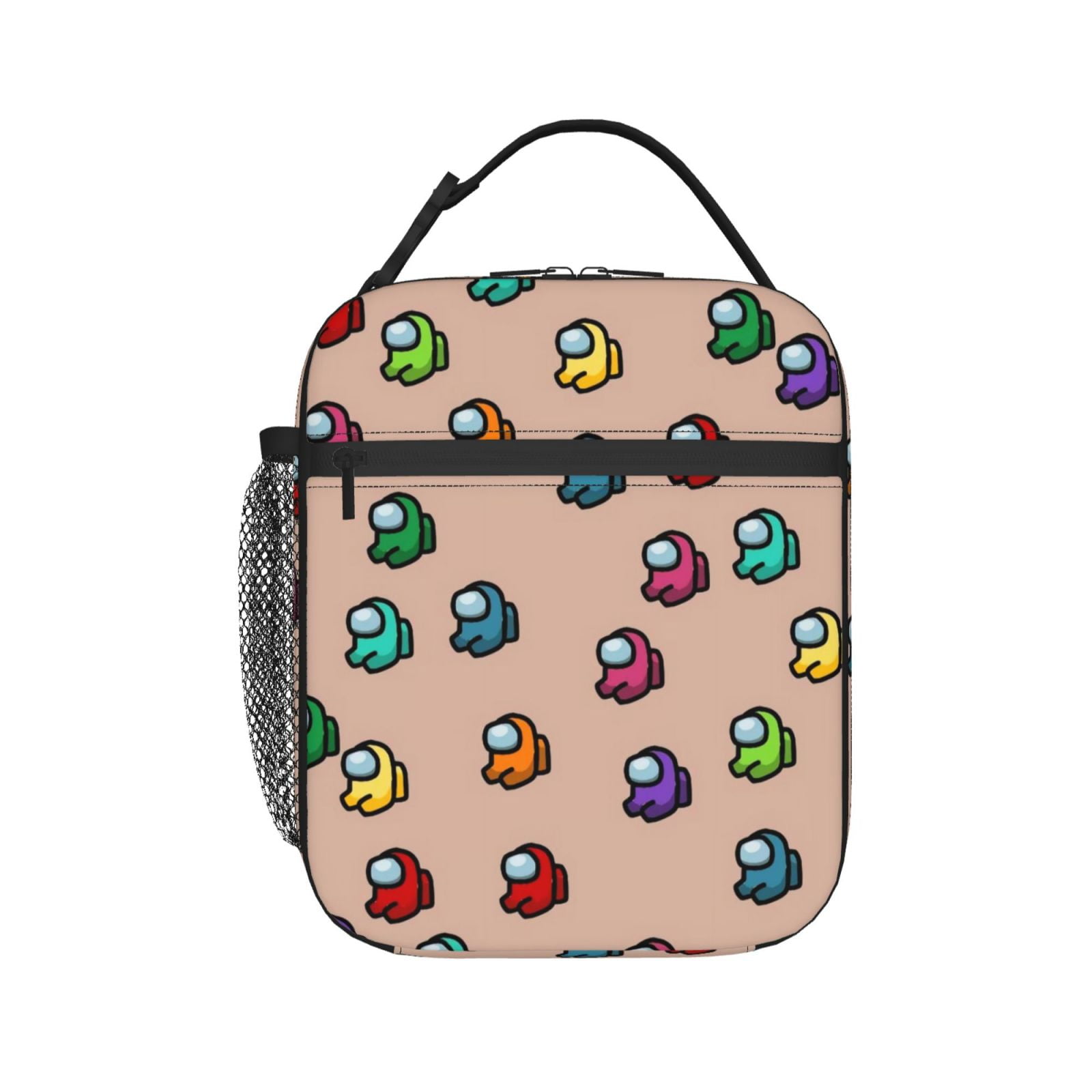 Lunch Bag,Gaming Among-Us Lunch Box for Women & Men,Insulated Lunch Bag ...