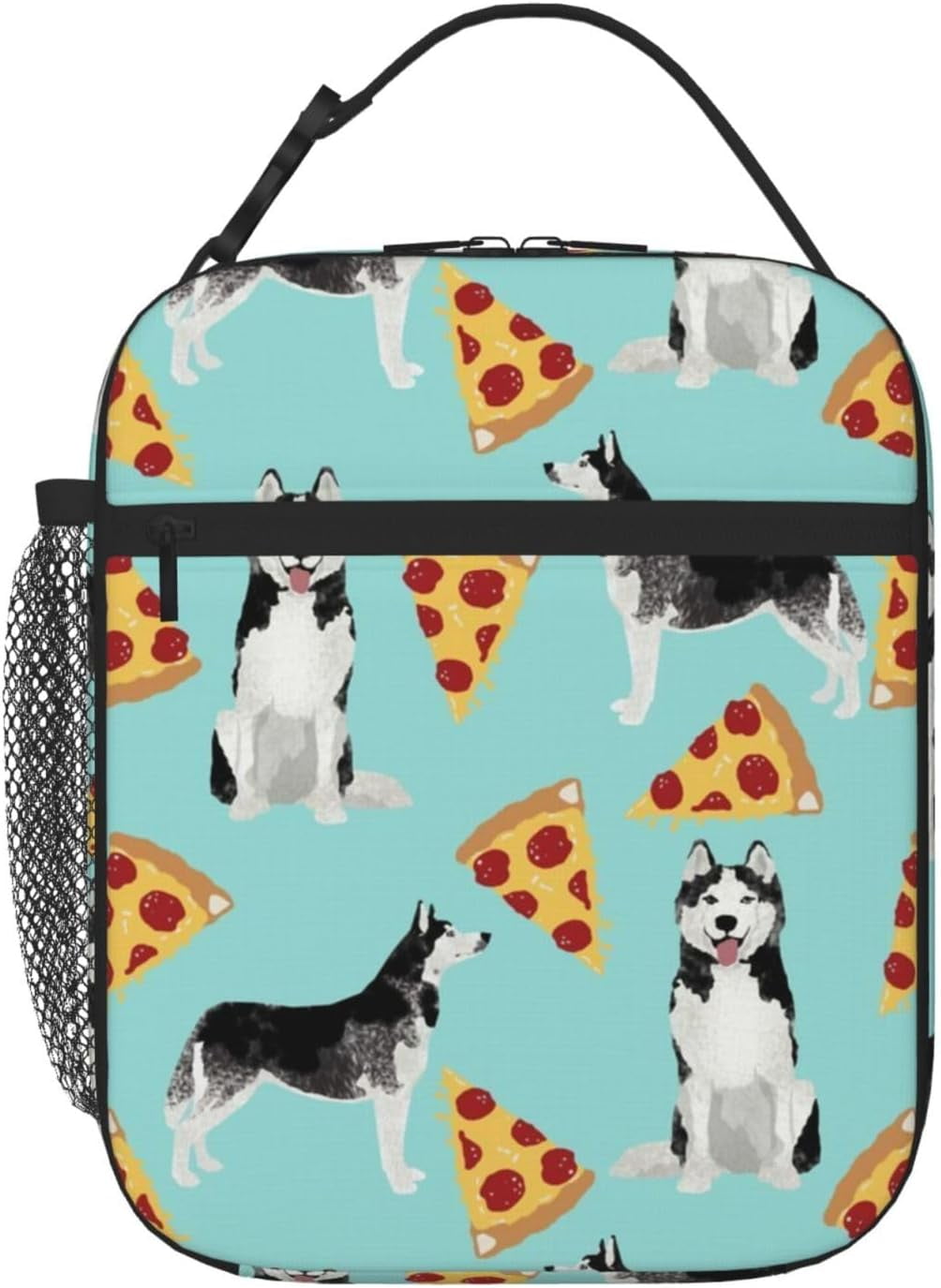 Lunch Bag Husky Pizza Insulated Lunch Box For Work Adult Cooler Bag ...
