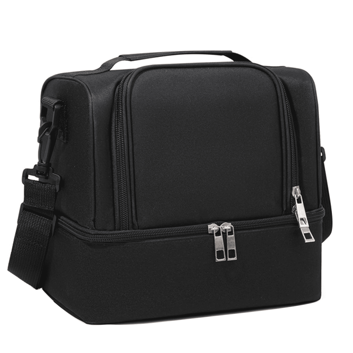 Lunch Bag Insulated Adjustable Strap Zipper Lunch Box Soft Cooler ...