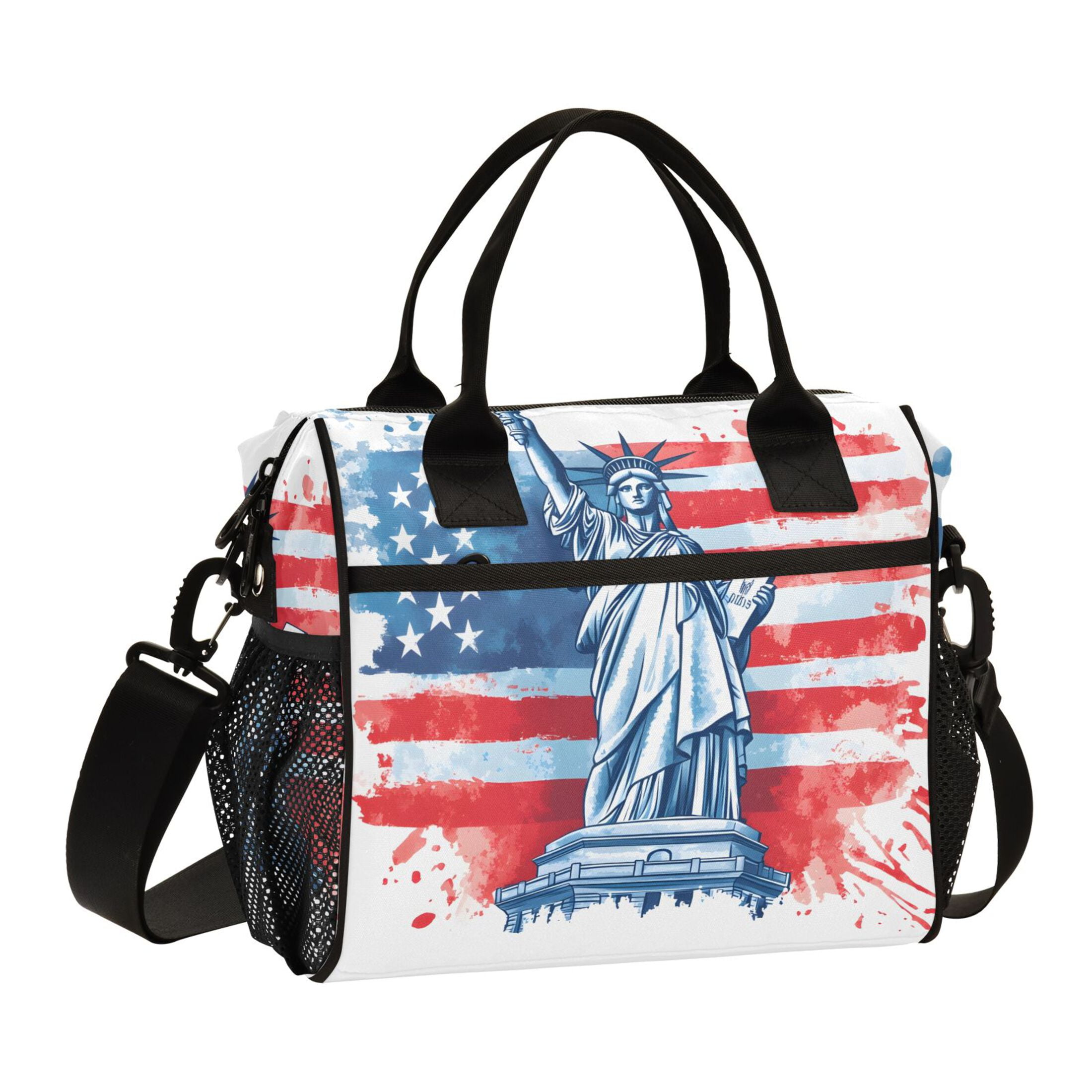 Lunch Bag Insulated Lunch Box Leakproof Reusable Cooler Tote Adjustable ...