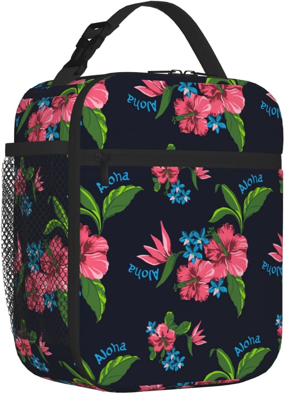 Lunch Bag Insulated Portable Lunch Cooler Tote Bag Reusable Water ...