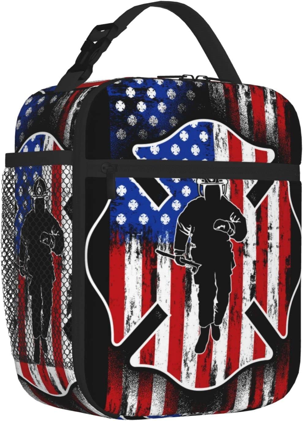 Lunch Bag Insulated Portable Lunch Cooler Tote Bag Reusable Water ...