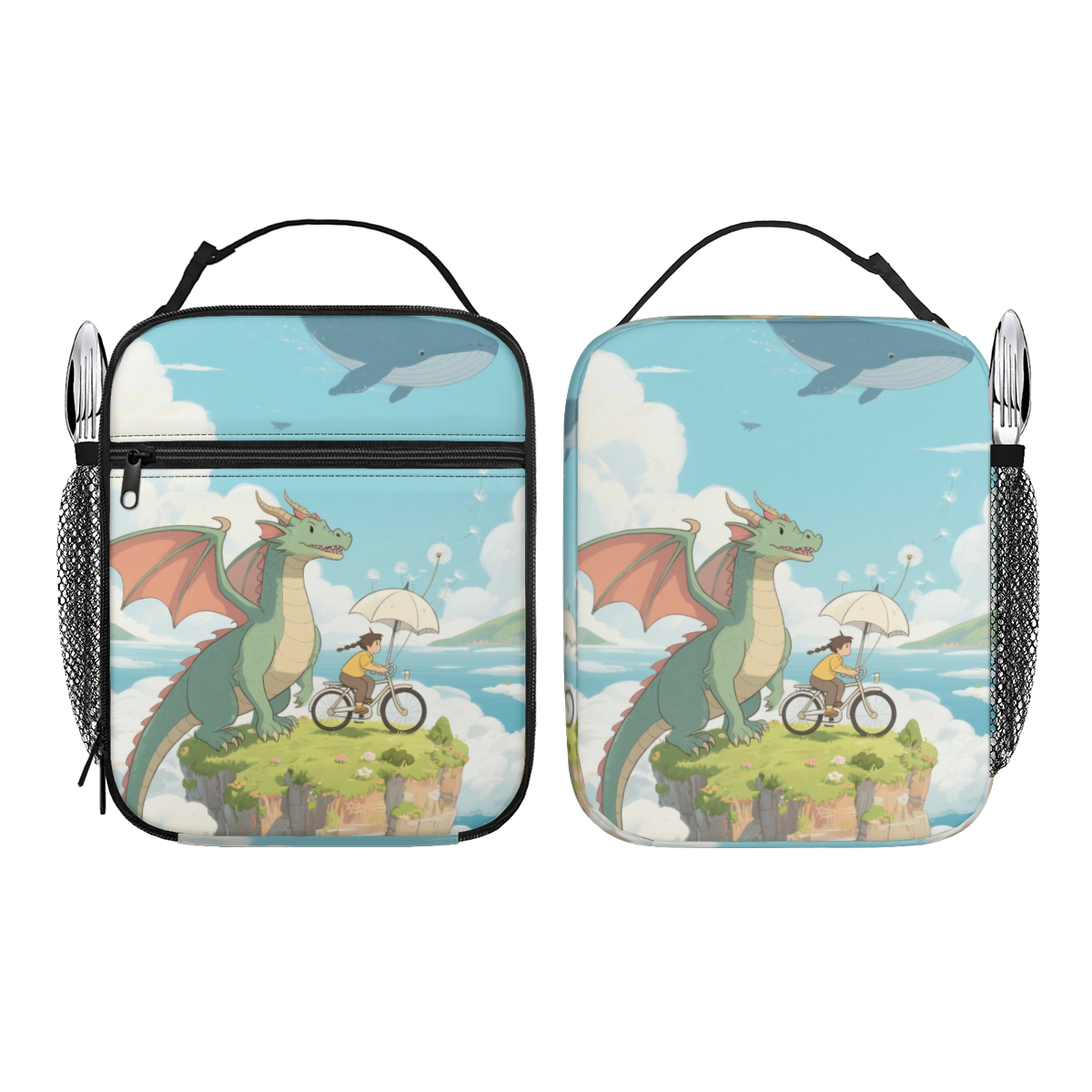 Lunch Bag Insulated Soft Bag Mini Cooler Insulated Meal Tote Bag Set ...
