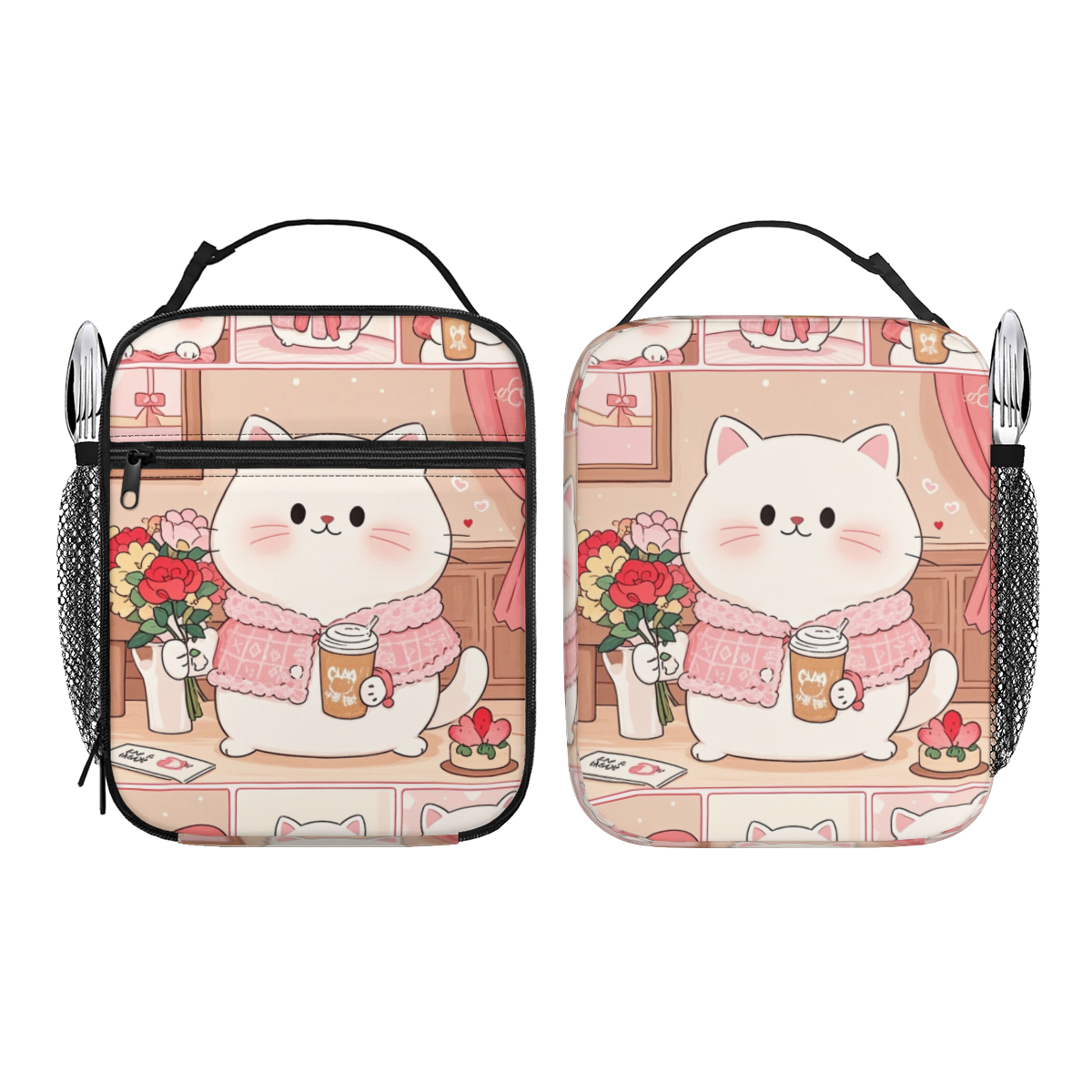 Lunch Bag Insulated Soft Bag Mini Cooler Insulated Meal Tote Bag Set ...