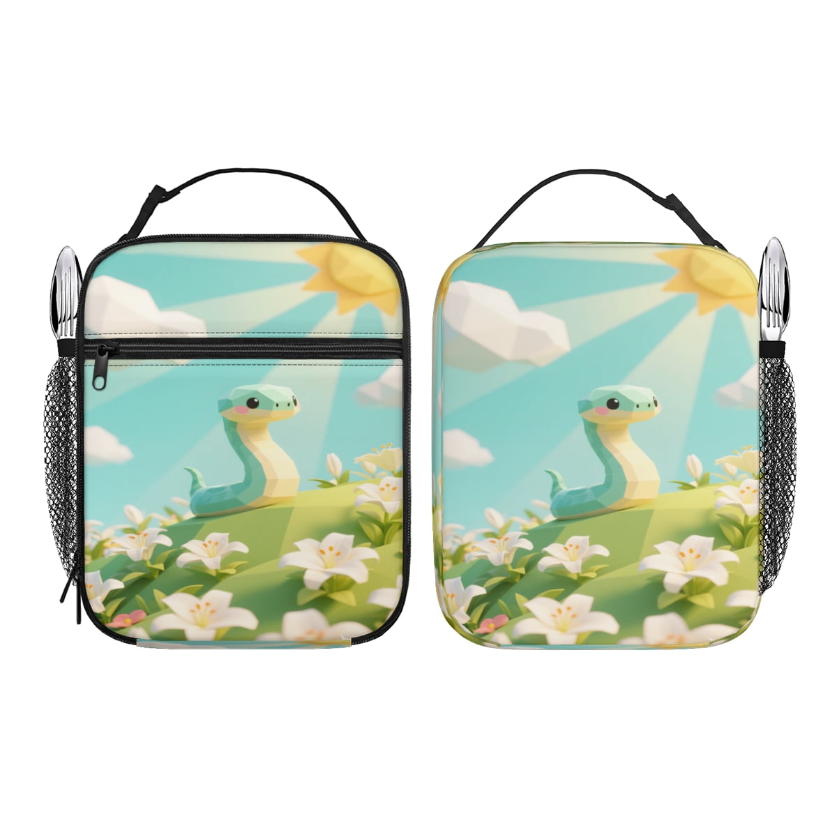 Lunch Bag Insulated Soft Bag Mini Cooler Insulated Meal Tote Bag Set ...