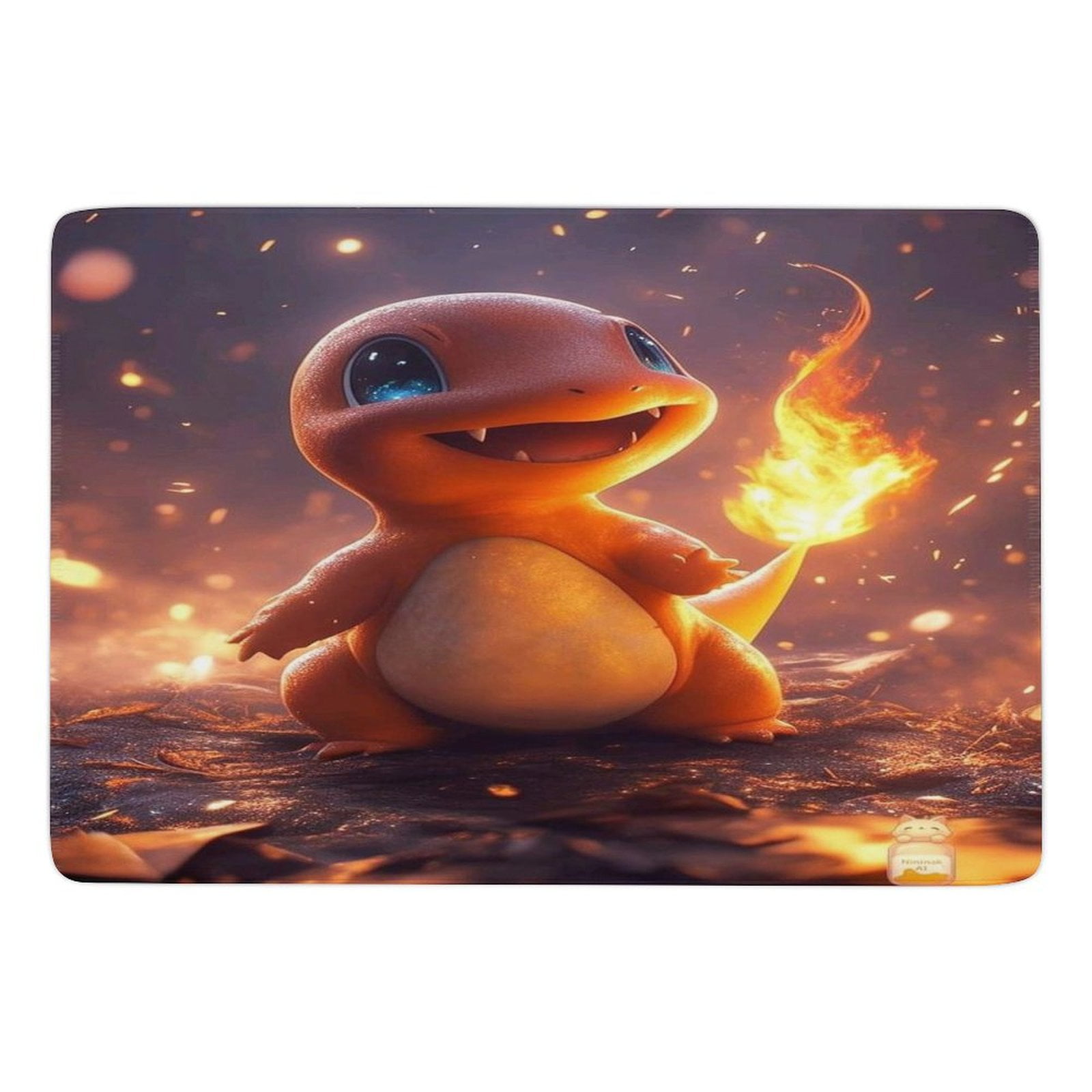 Carpet Charmander Coral Velvet Non Slip Rugs Indoor Door Mat For ...