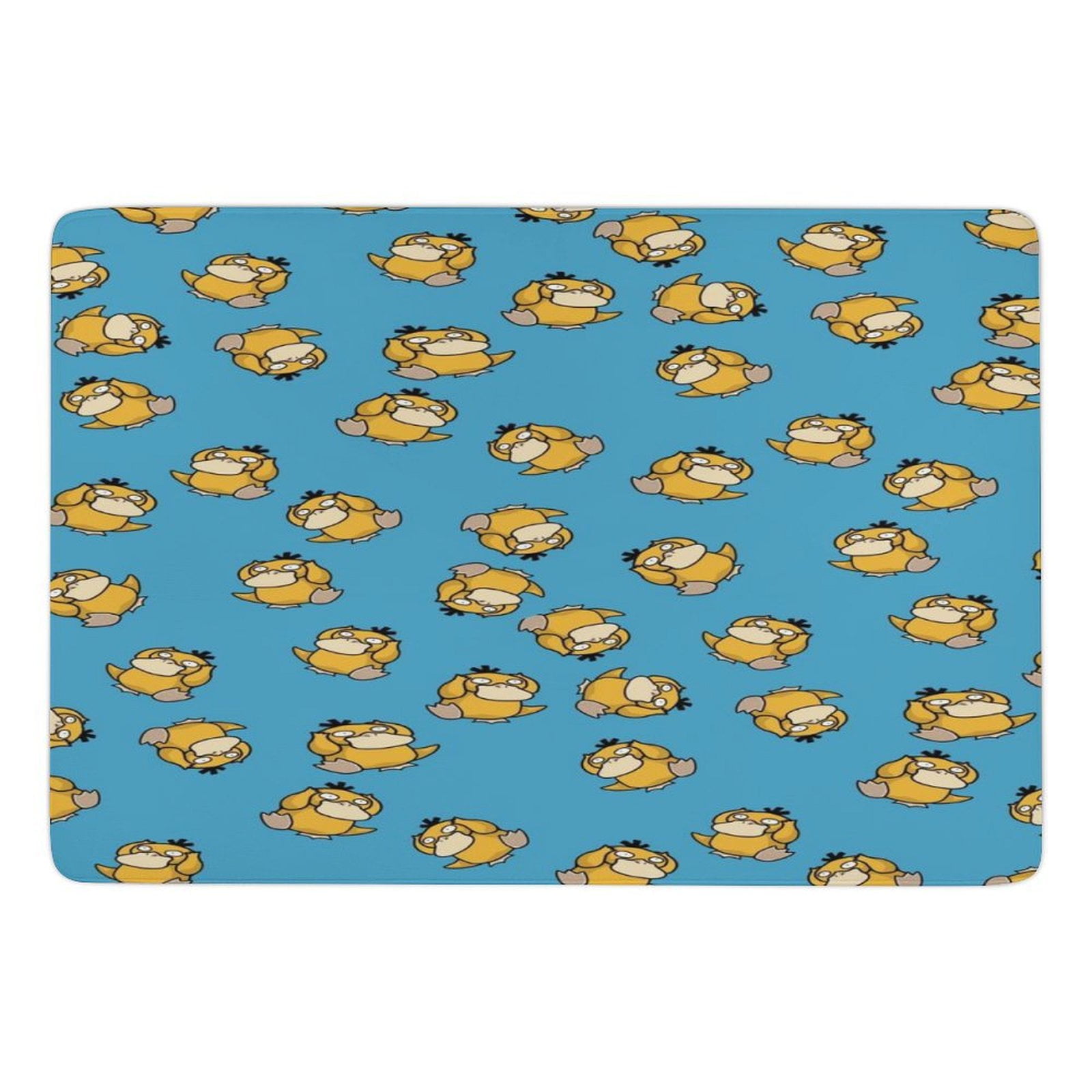 Carpet Psyduck Coral Velvet Non Slip Rugs Indoor Door Mat For Bedroom ...