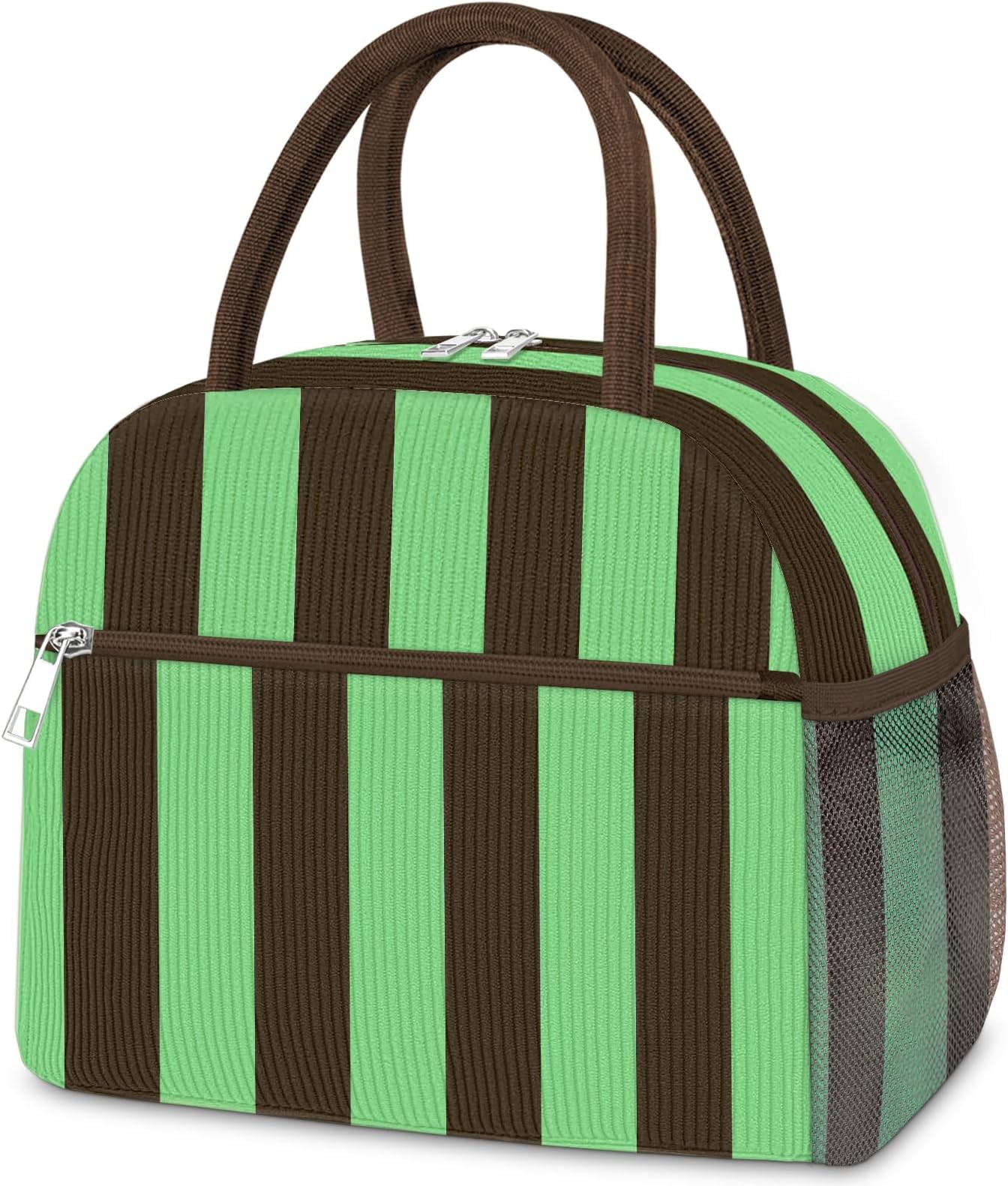 Lunch Bag Lunch Box for Women, Cute Corduroy Insulated Work Leakproof ...