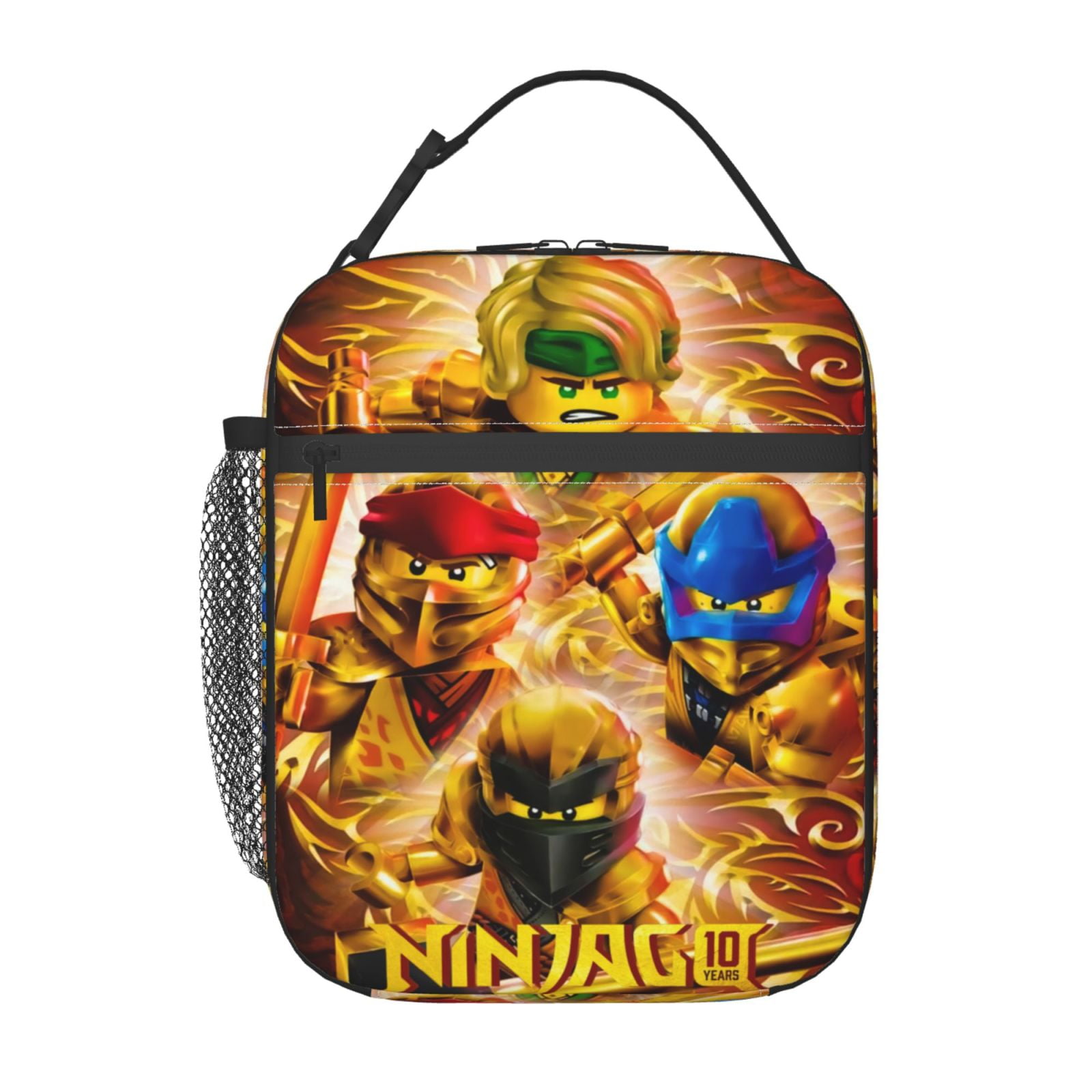 Lunch Bag Ninjago Cartoon , Reusable Portable Lunch Box, Leakproof Tote ...