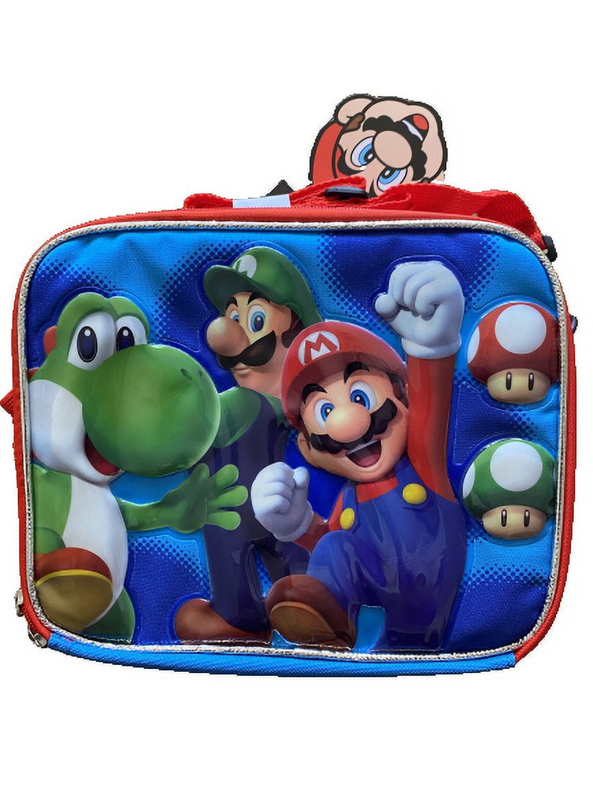 Accessory Innovations Super Mario Lunch Bag, Insulated Kids Lunch Box ...