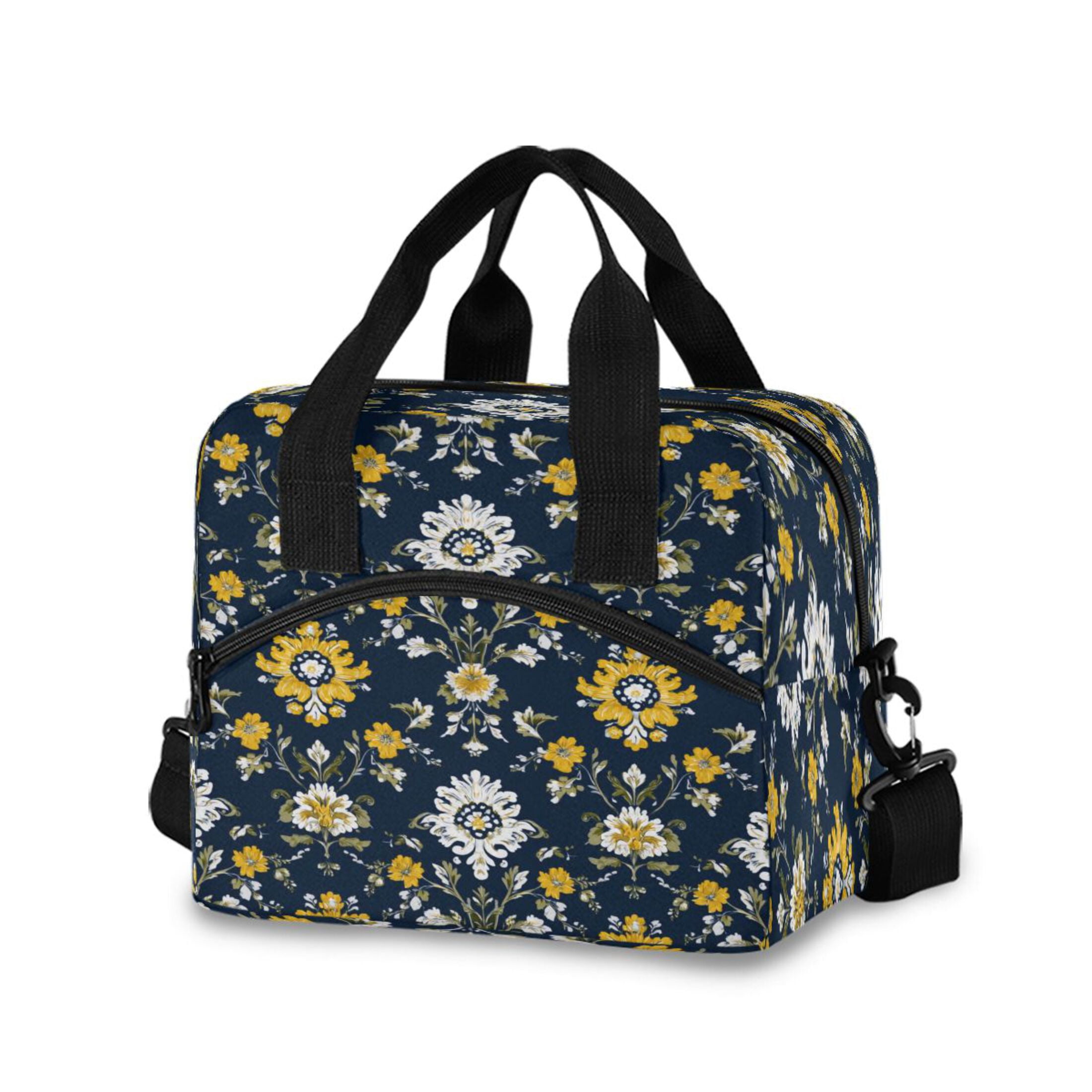 Lunch Bag Portable Crossbody Meal Bag Cooler Bag Insulated Lunch Bag ...