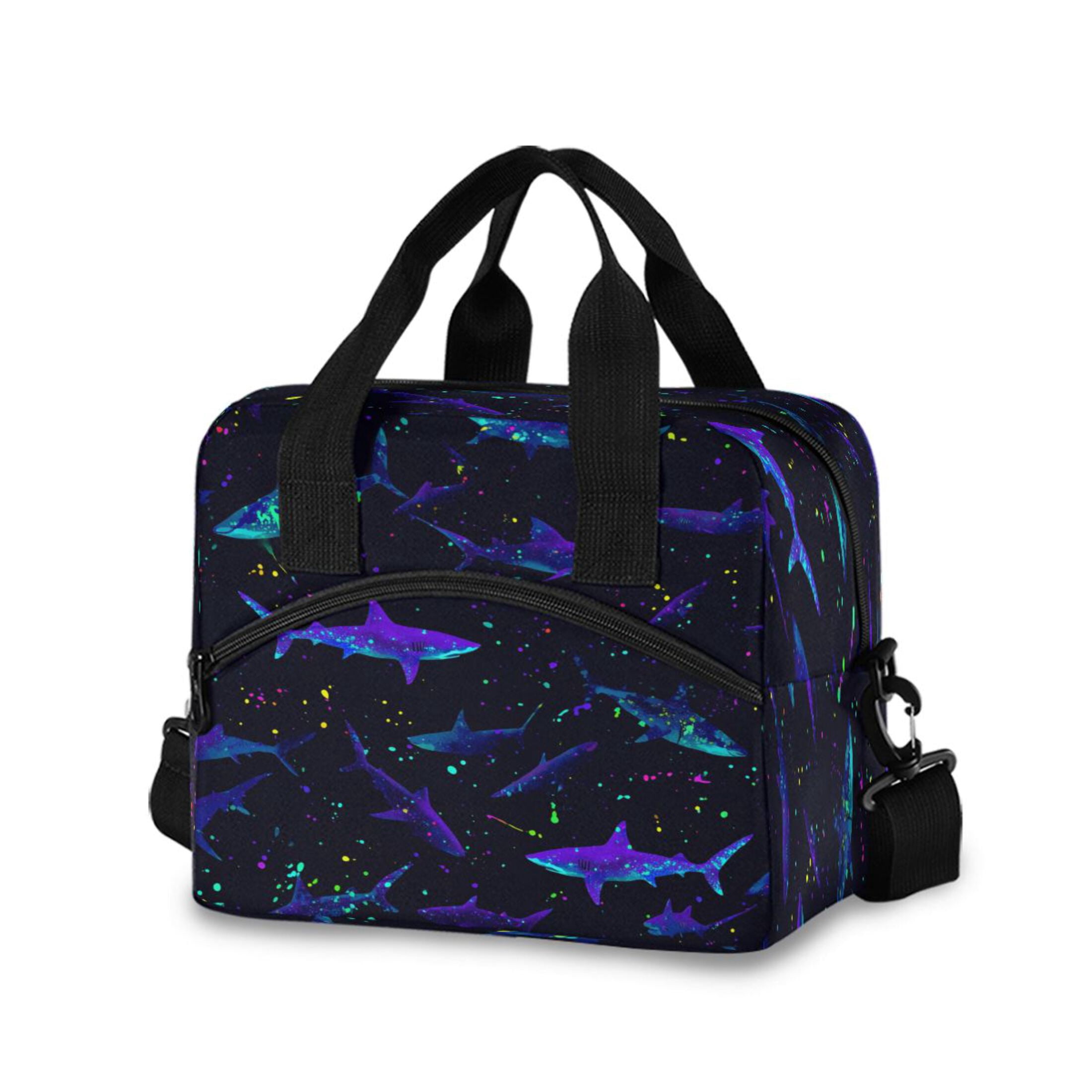 Lunch Bag Portable Crossbody Meal Bag Cooler Bag Insulated Lunch Bag ...