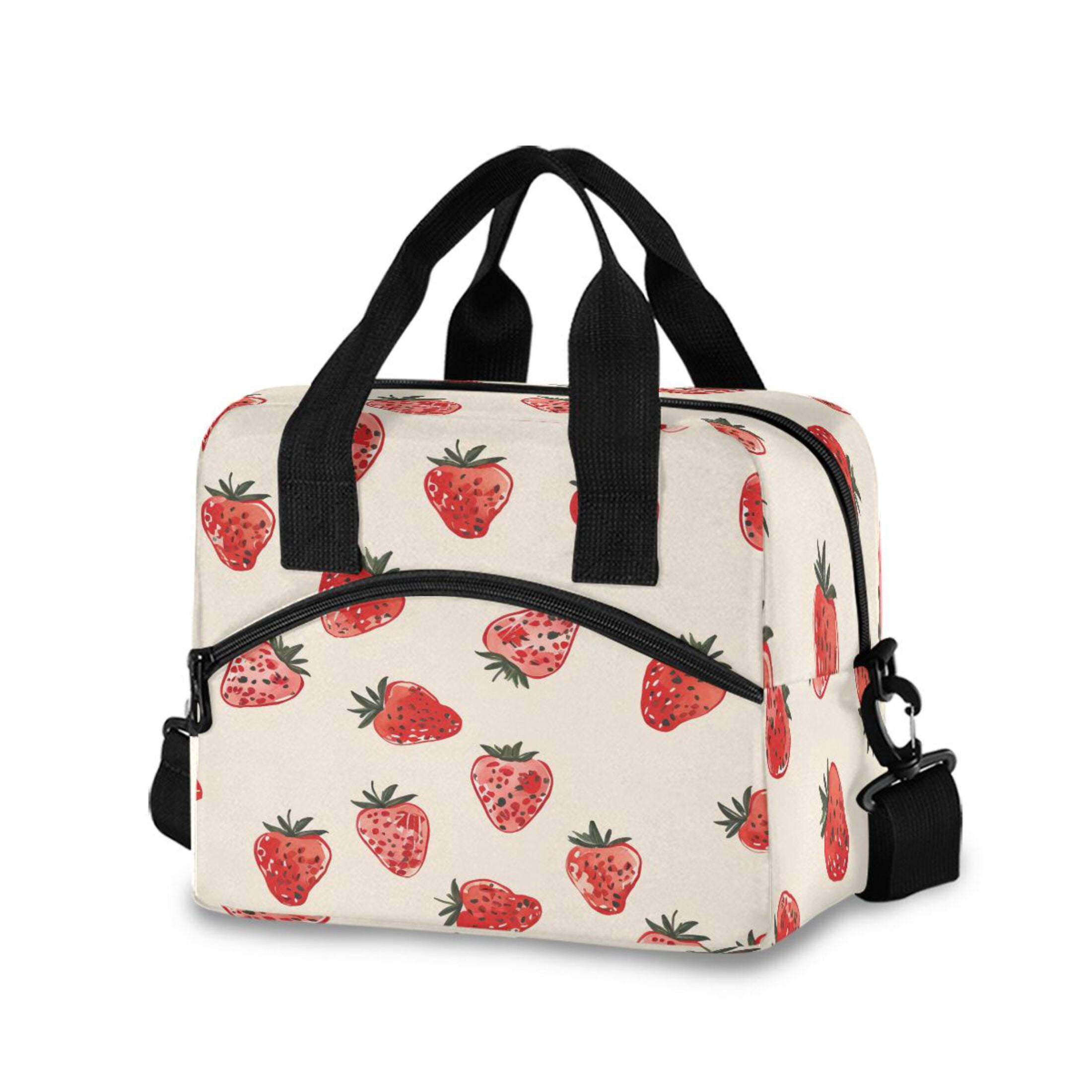 Lunch Bag Portable Crossbody Meal Bag Cooler Bag Insulated Lunch Bag ...