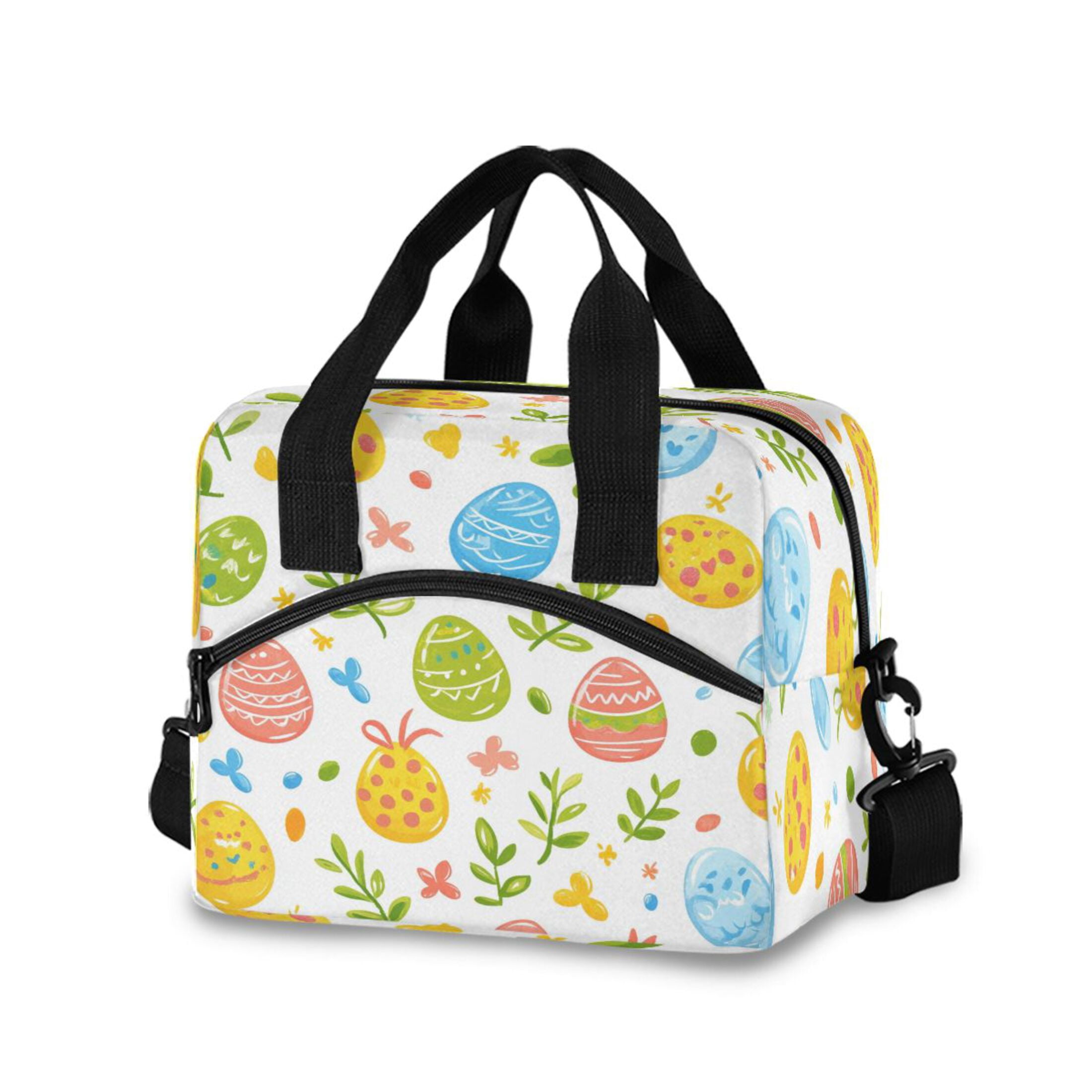 Lunch Bag Portable Crossbody Meal Bag Cooler Bag Insulated Lunch Bag ...