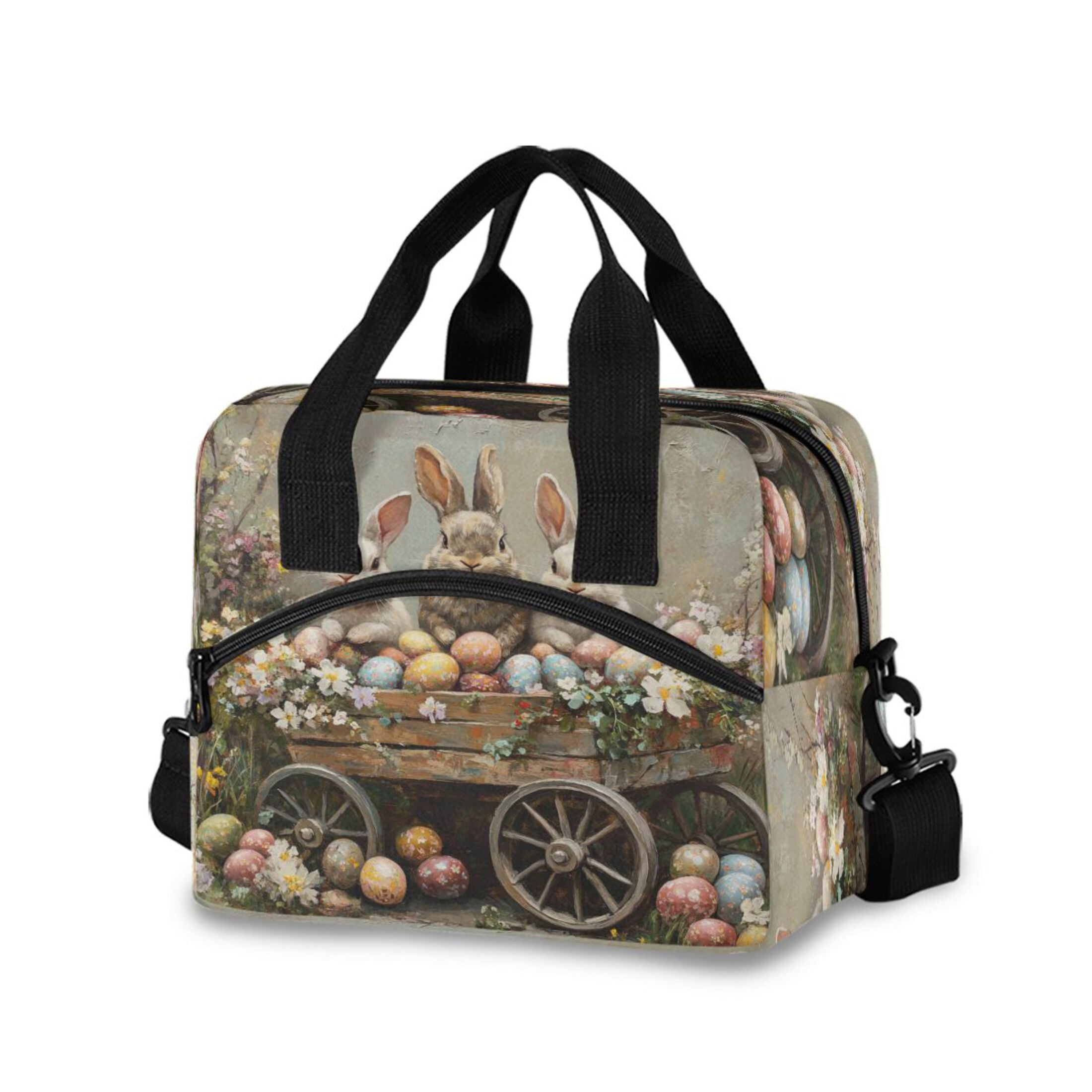 Lunch Bag Portable Crossbody Meal Bag Cooler Bag Insulated Lunch Bag ...