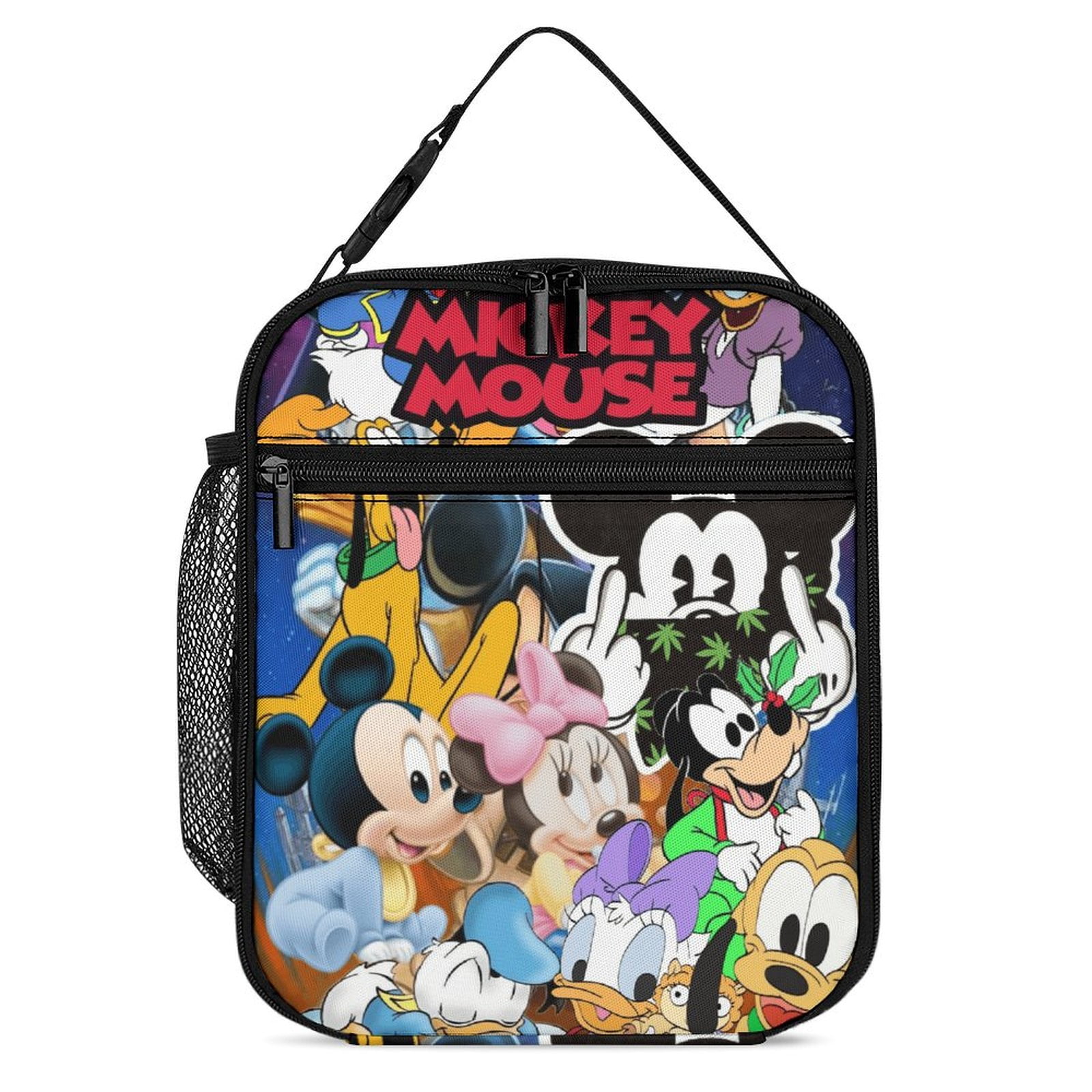 Lunch Bag Portable Insulated Cute Cartoon Mi_ckey Pattern Reusable ...