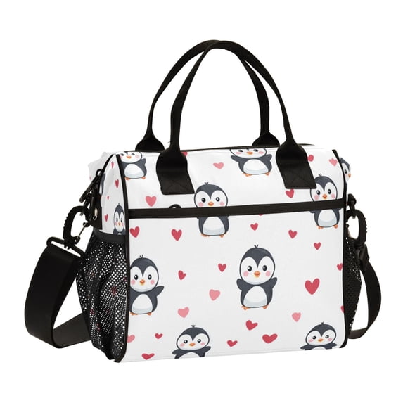Lunch Bag Reusable Cooler Bags Portable Lunch Tote with Adjustable ...