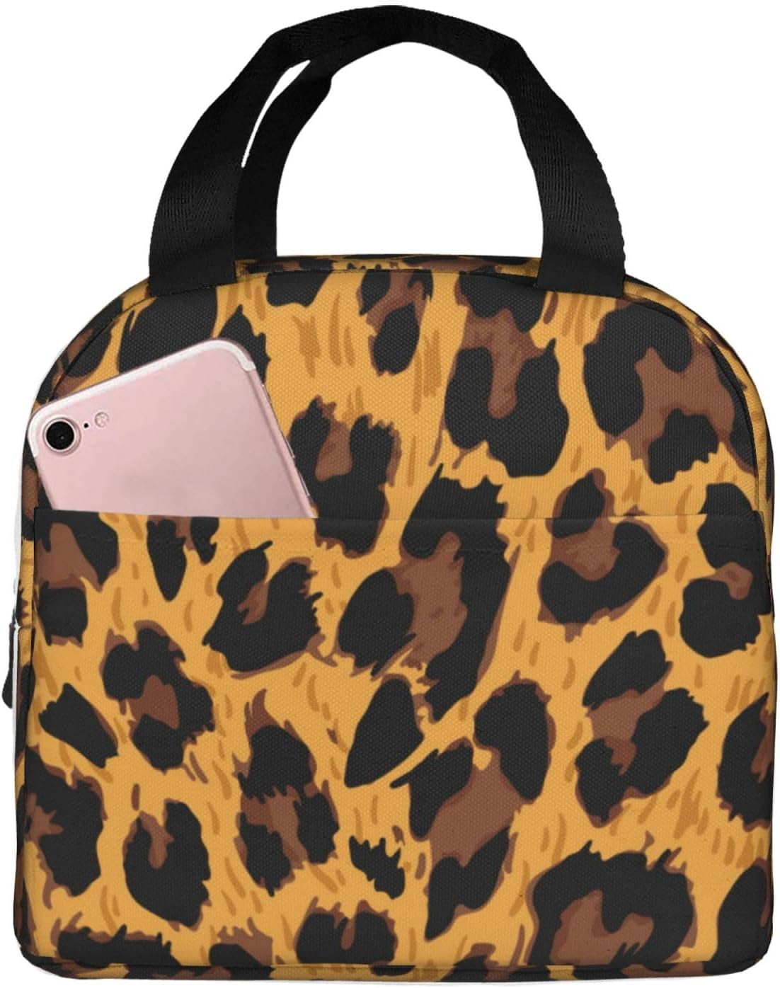 Lunch Bag Reusable Insulated Lunch Bags With Pocket Heat-Resistant ...