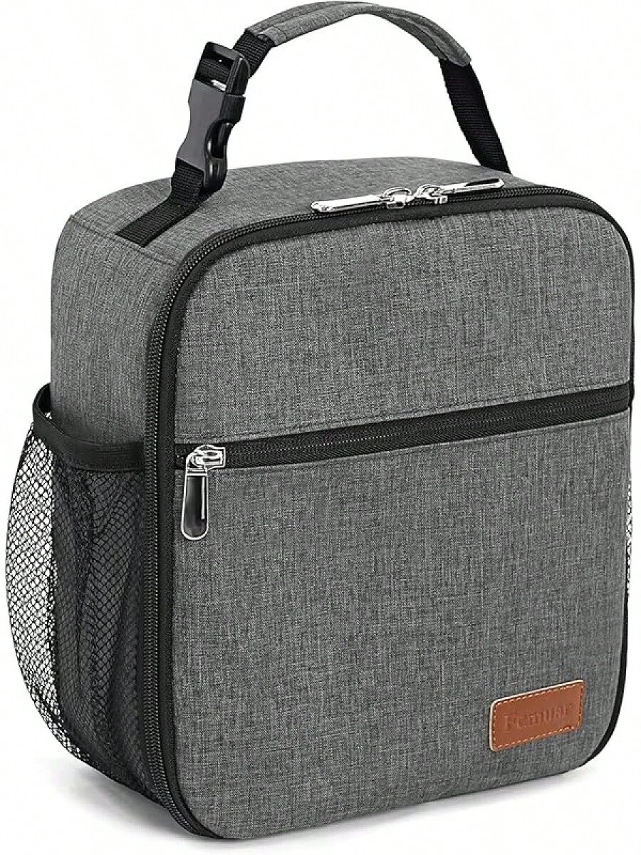 Lunch Bag，Small Portable For Office Work & Picnic，Black，Perfect For ...