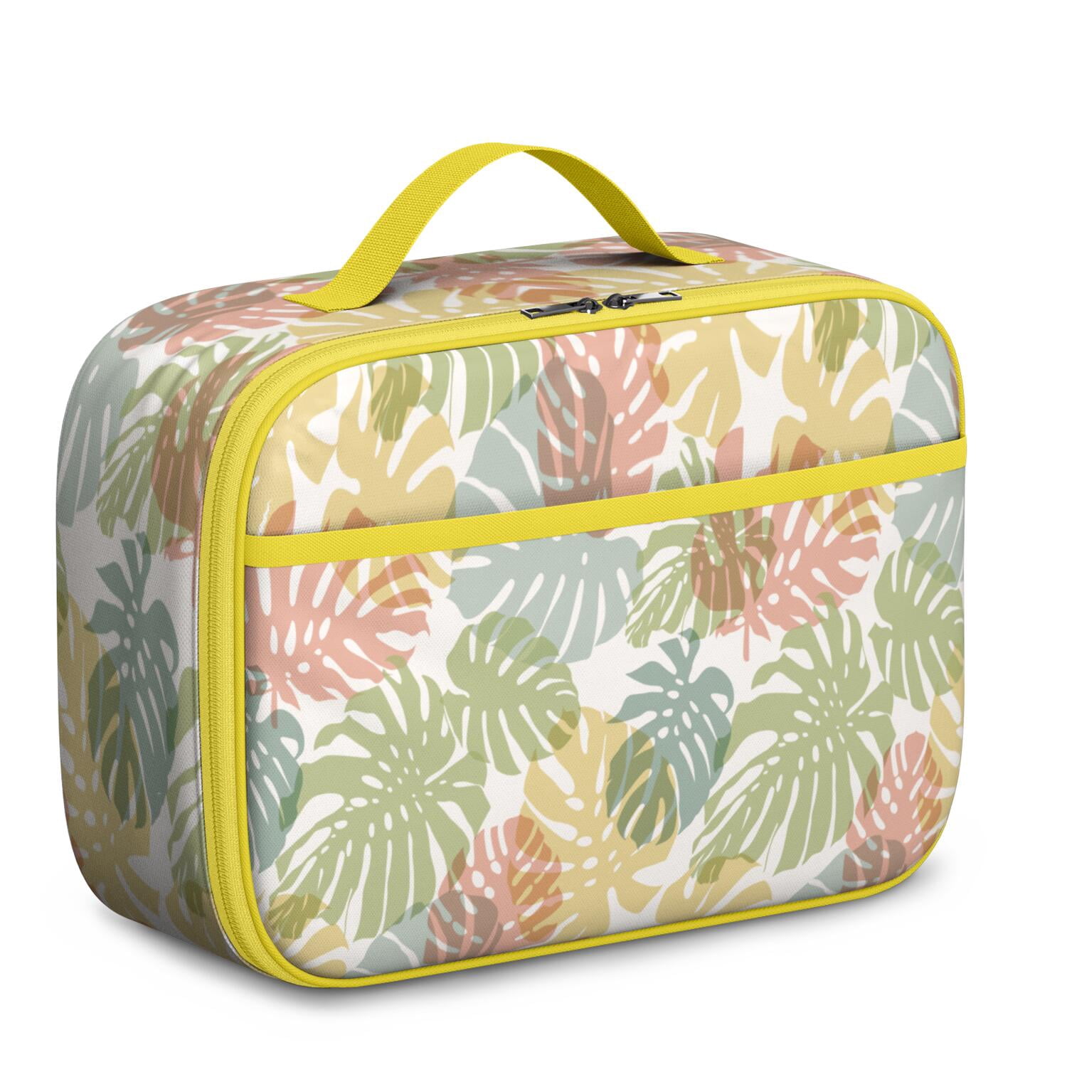 Lunch Bag With Summer Hawaiian Palm Leaves Pattern, Insulated ...
