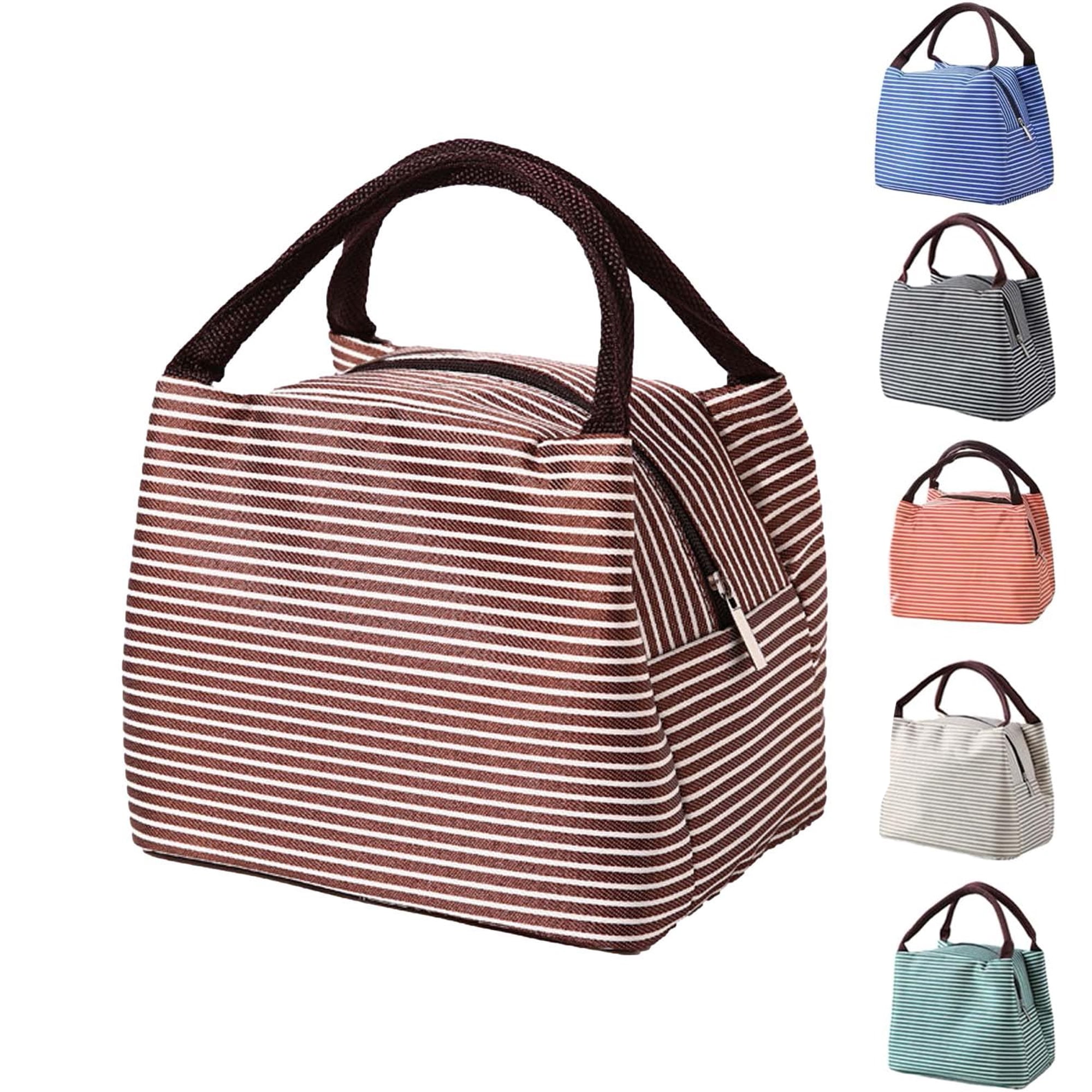 Ywuzuh Lunch Bags Reusable Lunch Tote Bags Portable Lunch Cooler Bag ...