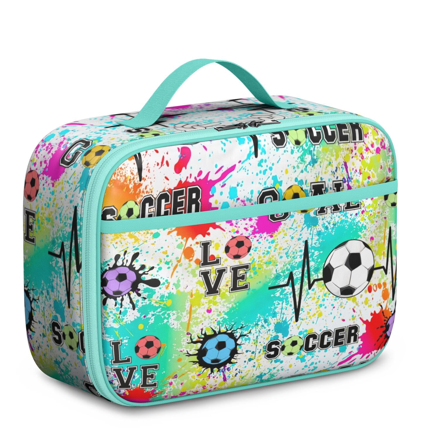 Lunch Bag with Vibrant Cartoon Mascot Designs, Kawaii Style ...