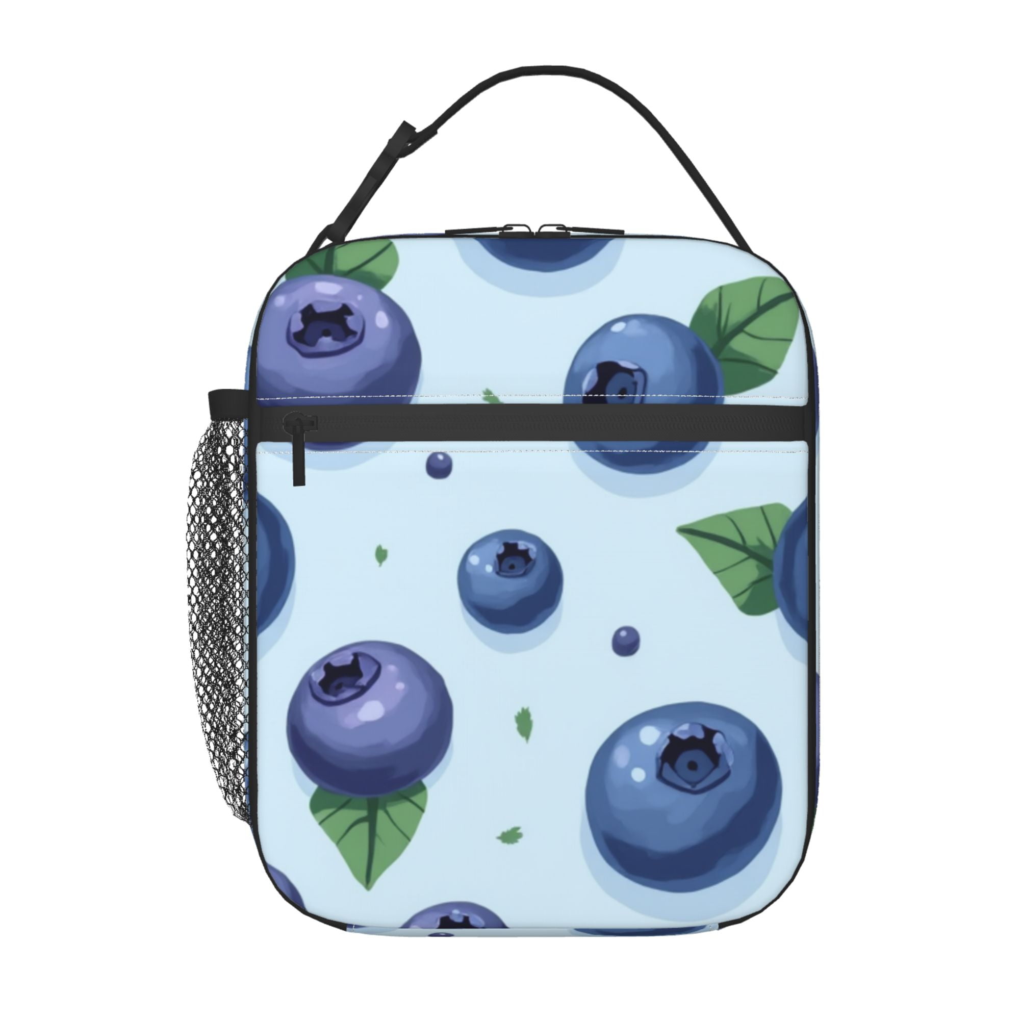 Lunch Bag Women Insulated Lunch Box Blueberries Insulated Lunch Bag ...