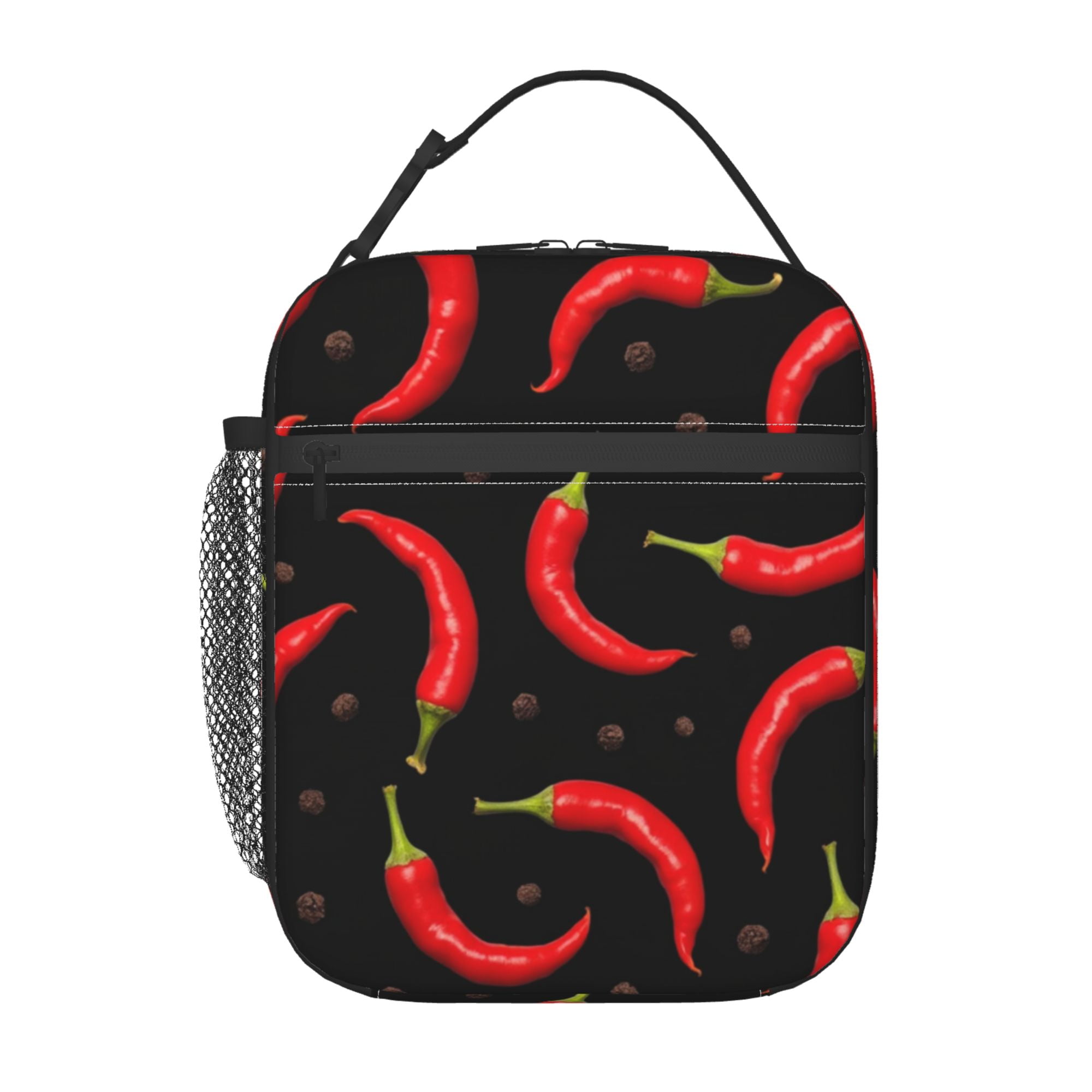 Lunch Bag Women Insulated Lunch Box Peppers Reusable Insulate Container ...
