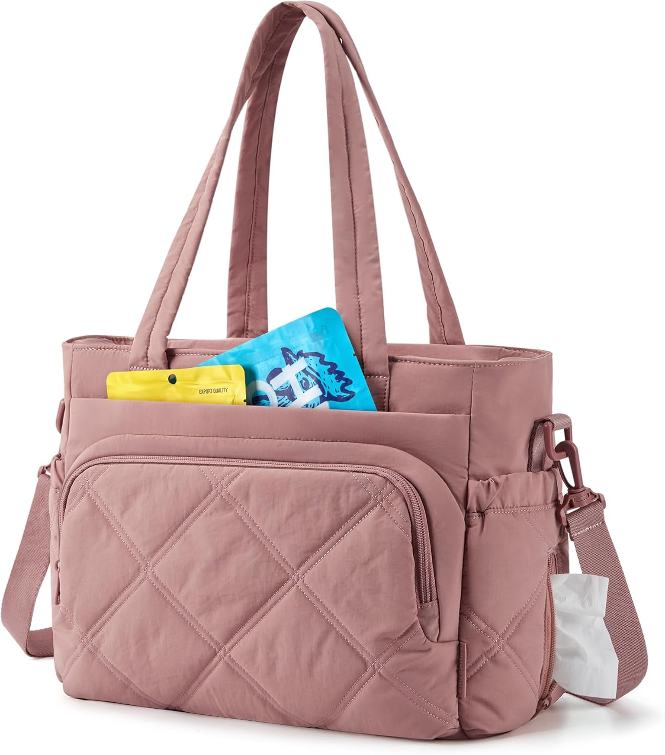 Lunch Bag Women Large Lunch Box Insulated Tote Bag with Multi-Pockets ...