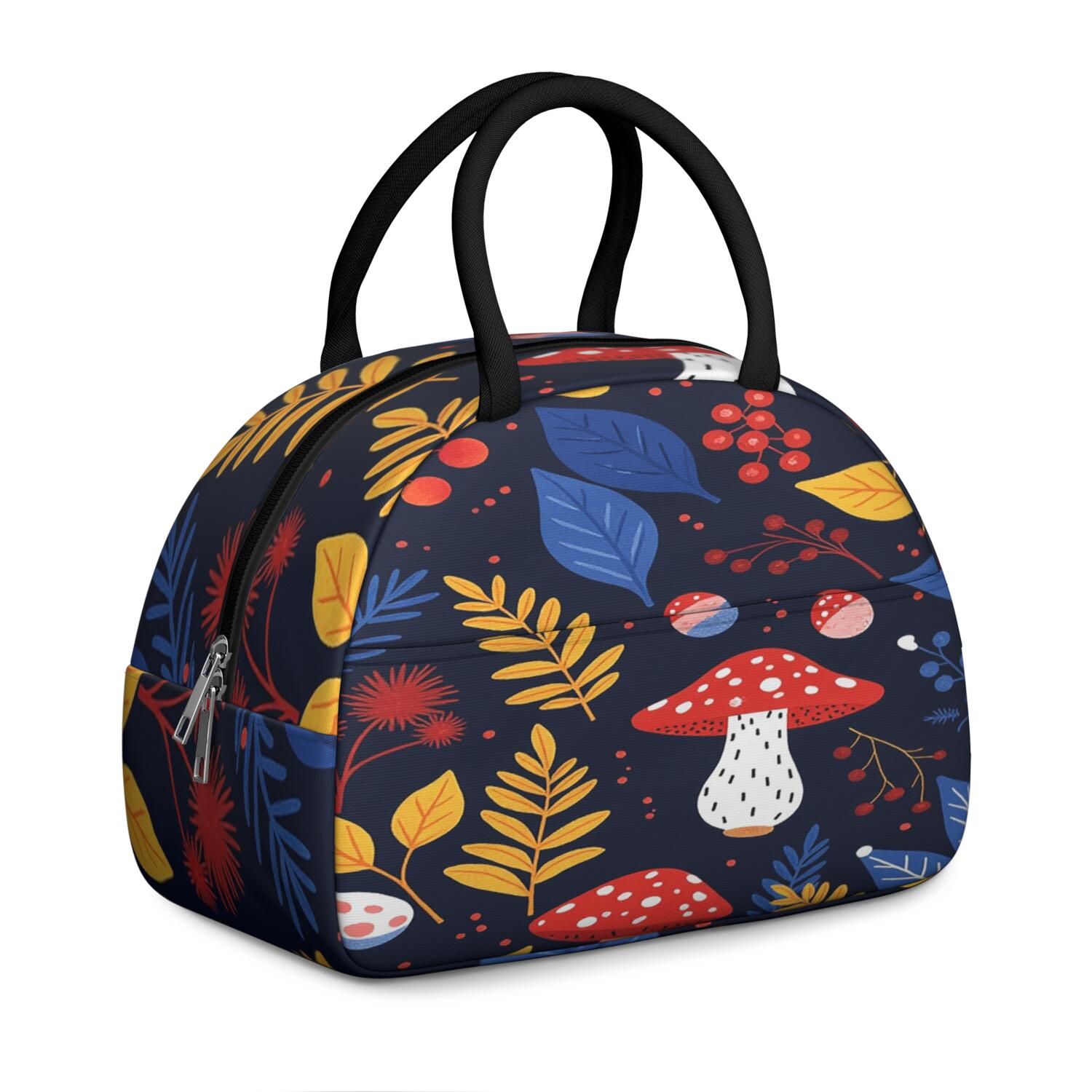Lunch Bag Women Lunch Bag with Front Pocket Portable Large Cooler Tote ...