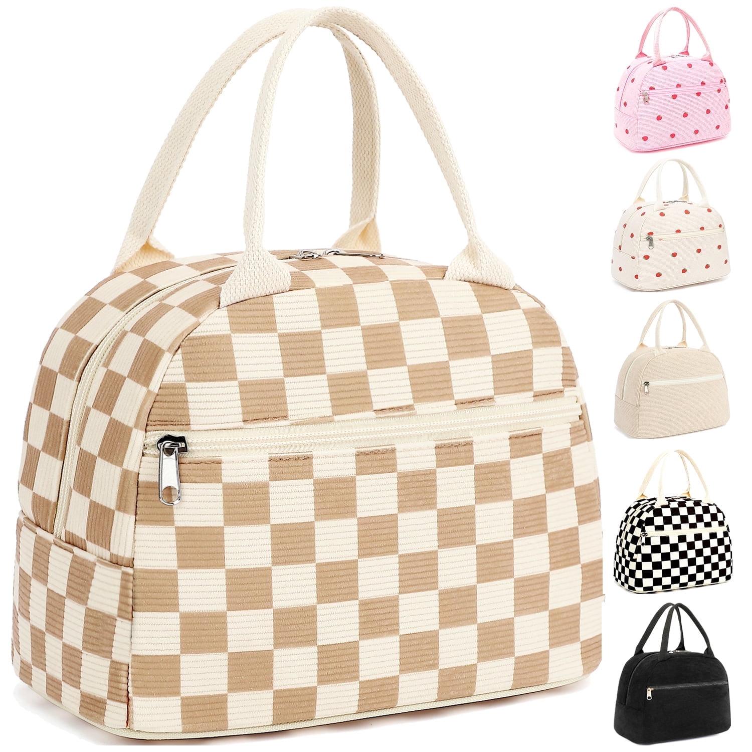 Lunch Box for Women,Cute Insulated Lunch Bag,Reusable Lunch Box with ...